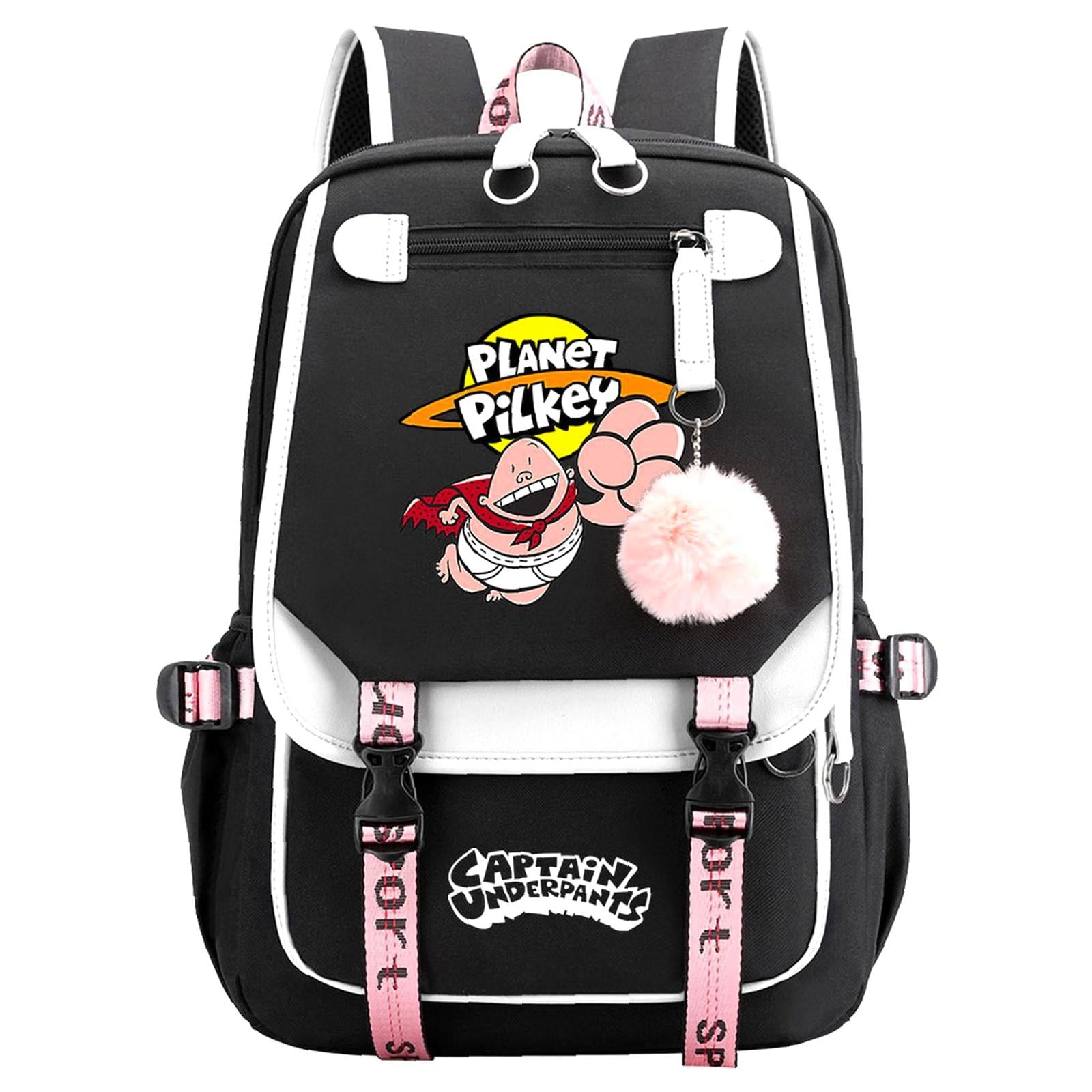 Weekyun Captain Wacky Clamshell backpack with Cute Accessories Double ...