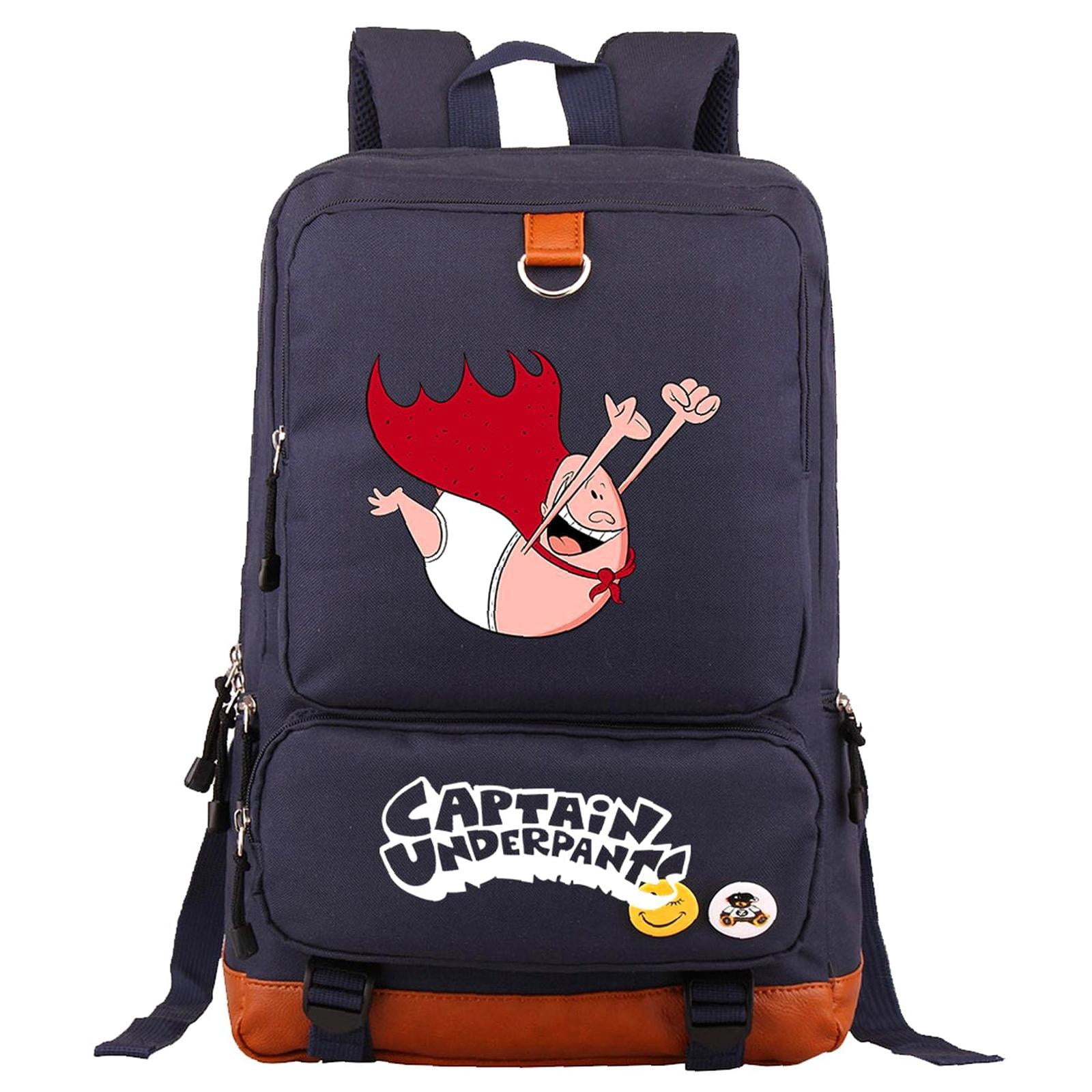 Weekyun Captain Wonderpants fans backpack - Fun Cartoon Design for ...