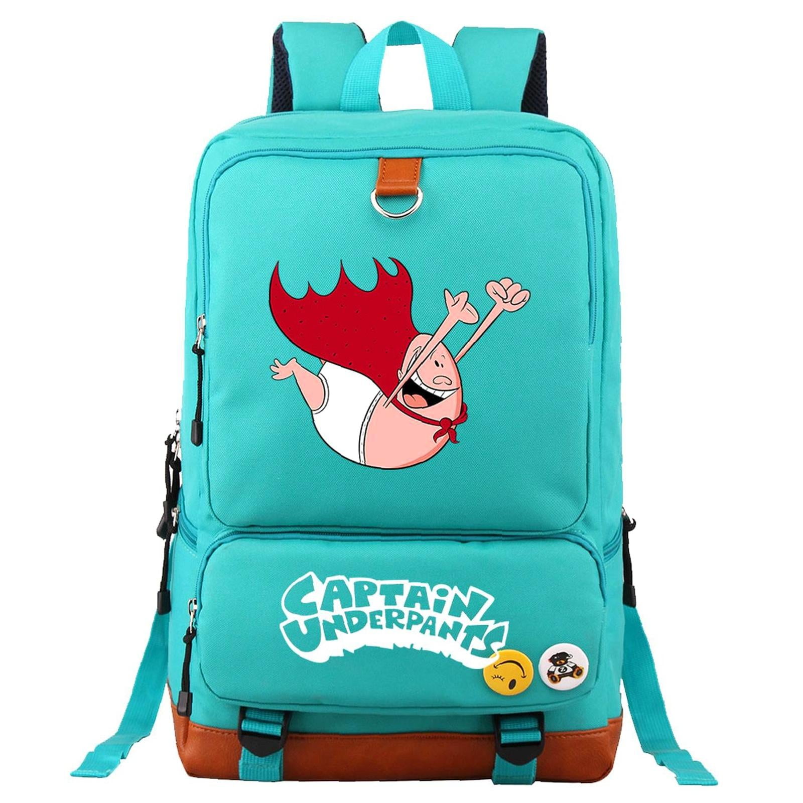 Weekyun Captain Wonderpants fans backpack - Fun Cartoon Design for ...