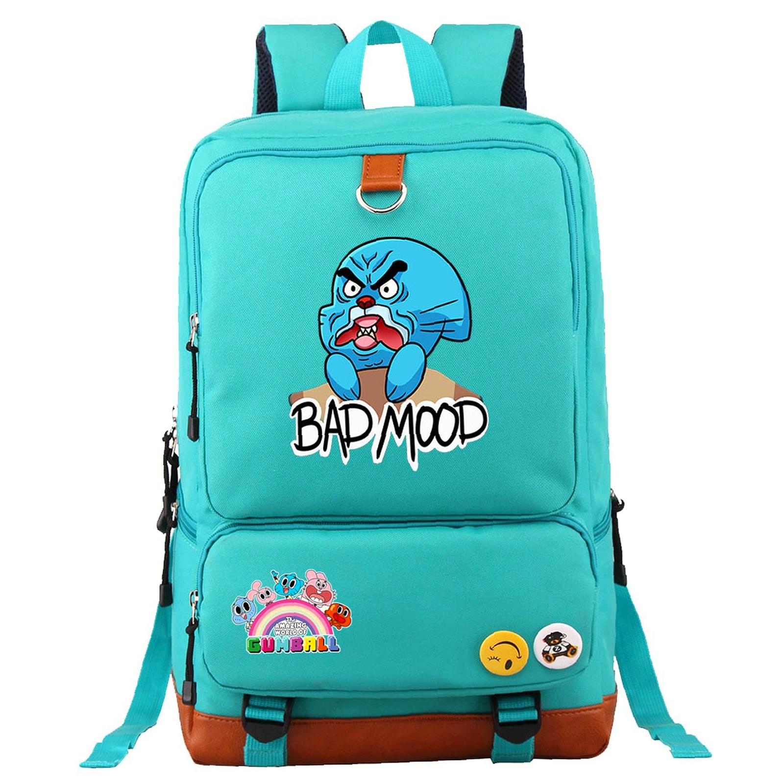 Weekyun Colorful Cartoon backpack Suitable for Ages 6-15+ - Large ...