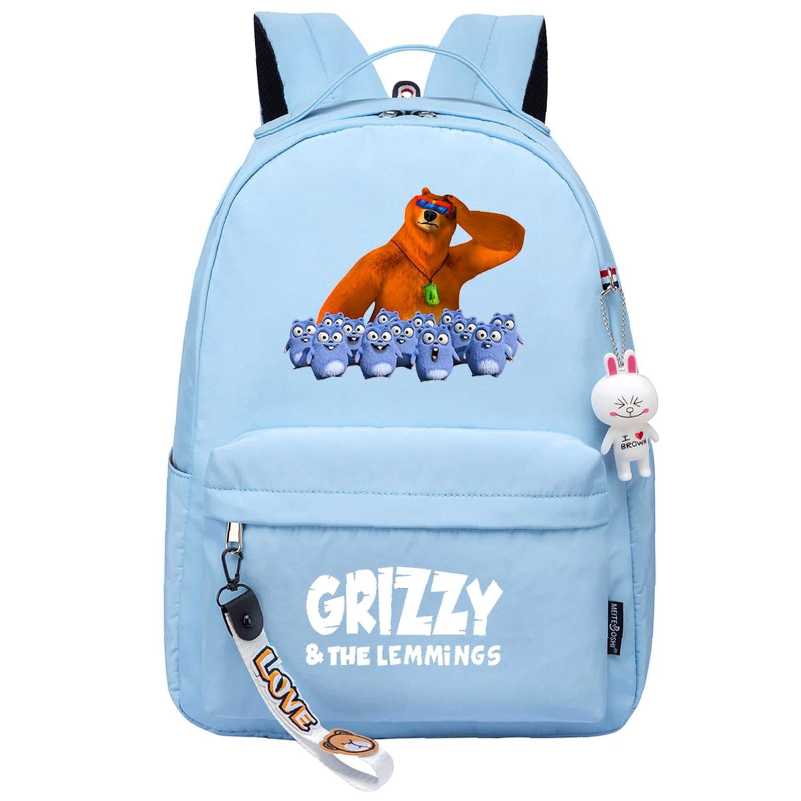 Weekyun Cute Cartoon Backpack for your little one - Grizzy and the ...