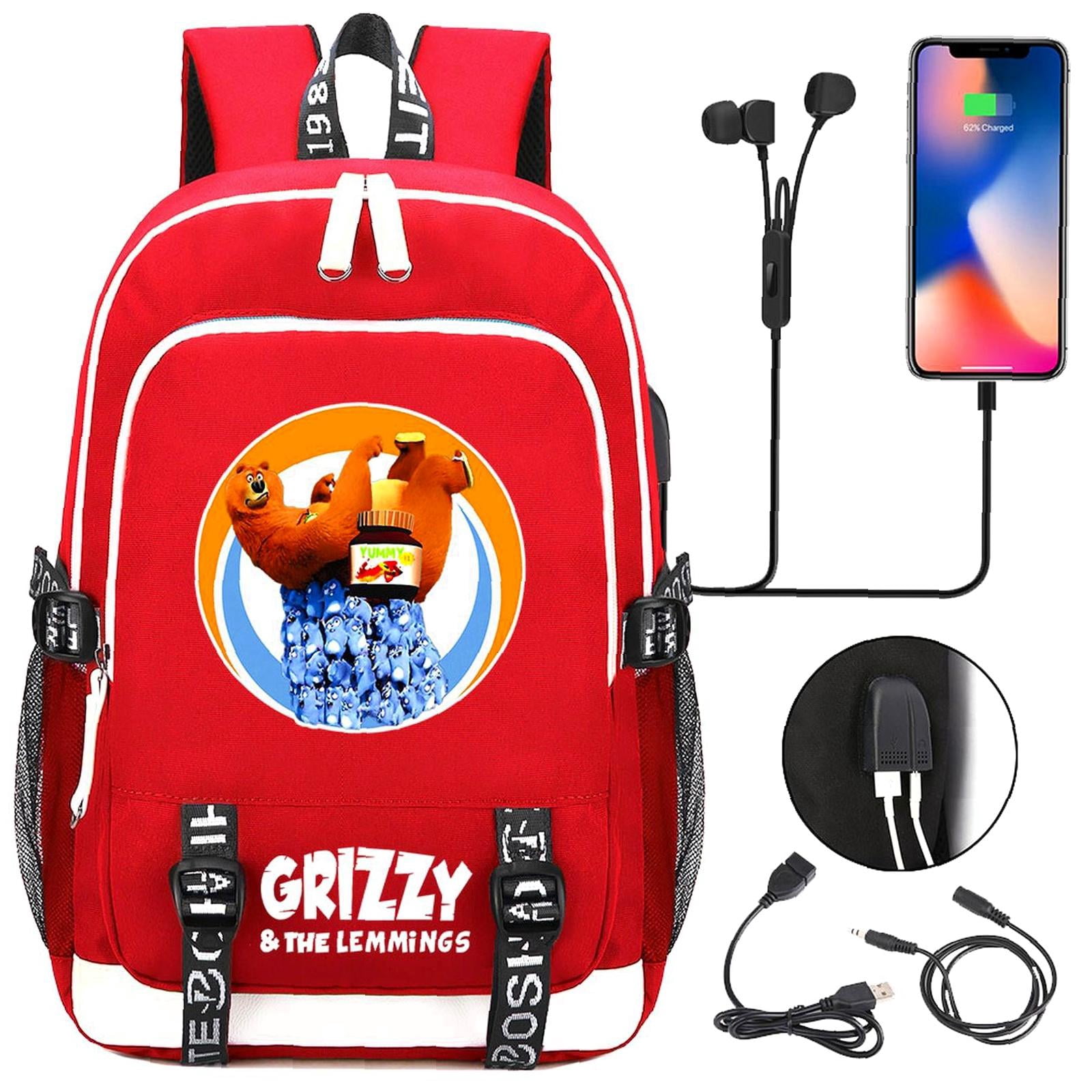 Weekyun Grizzy Adventure Backpack for your little one - Cute Double ...