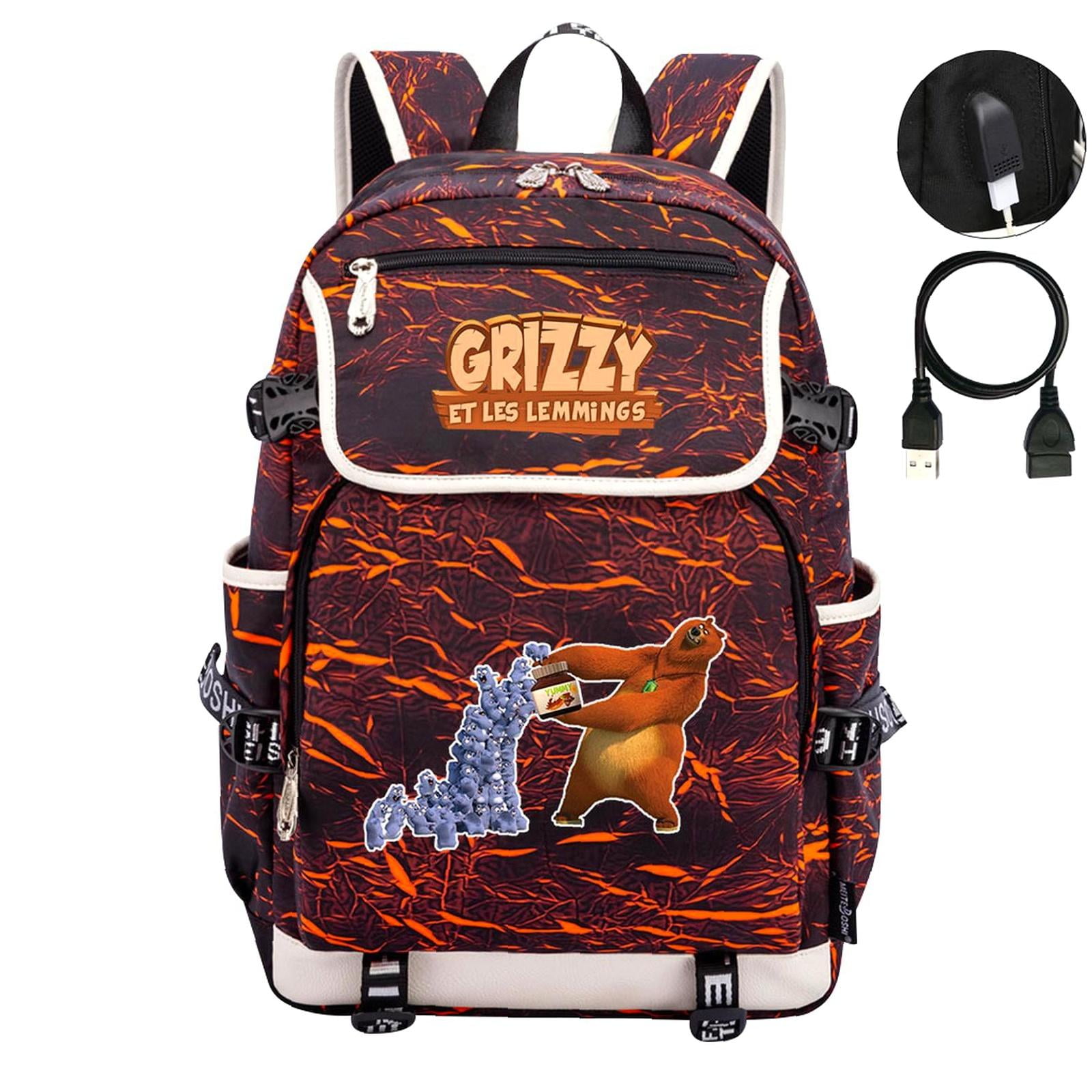 Weekyun Grizzy Adventure backpack - Clamshell, USB Ports, 15" Laptop ...