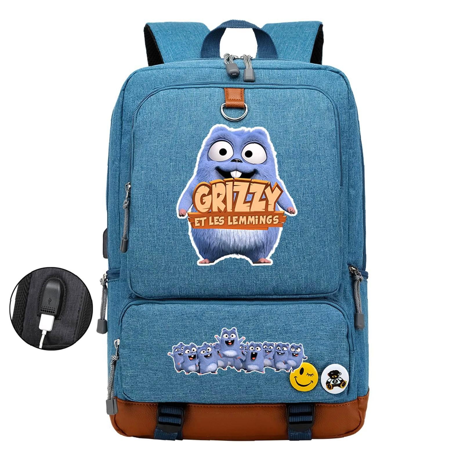 Weekyun Grizzy Adventure backpack - Fun Multi-Pocket Design Suitable ...
