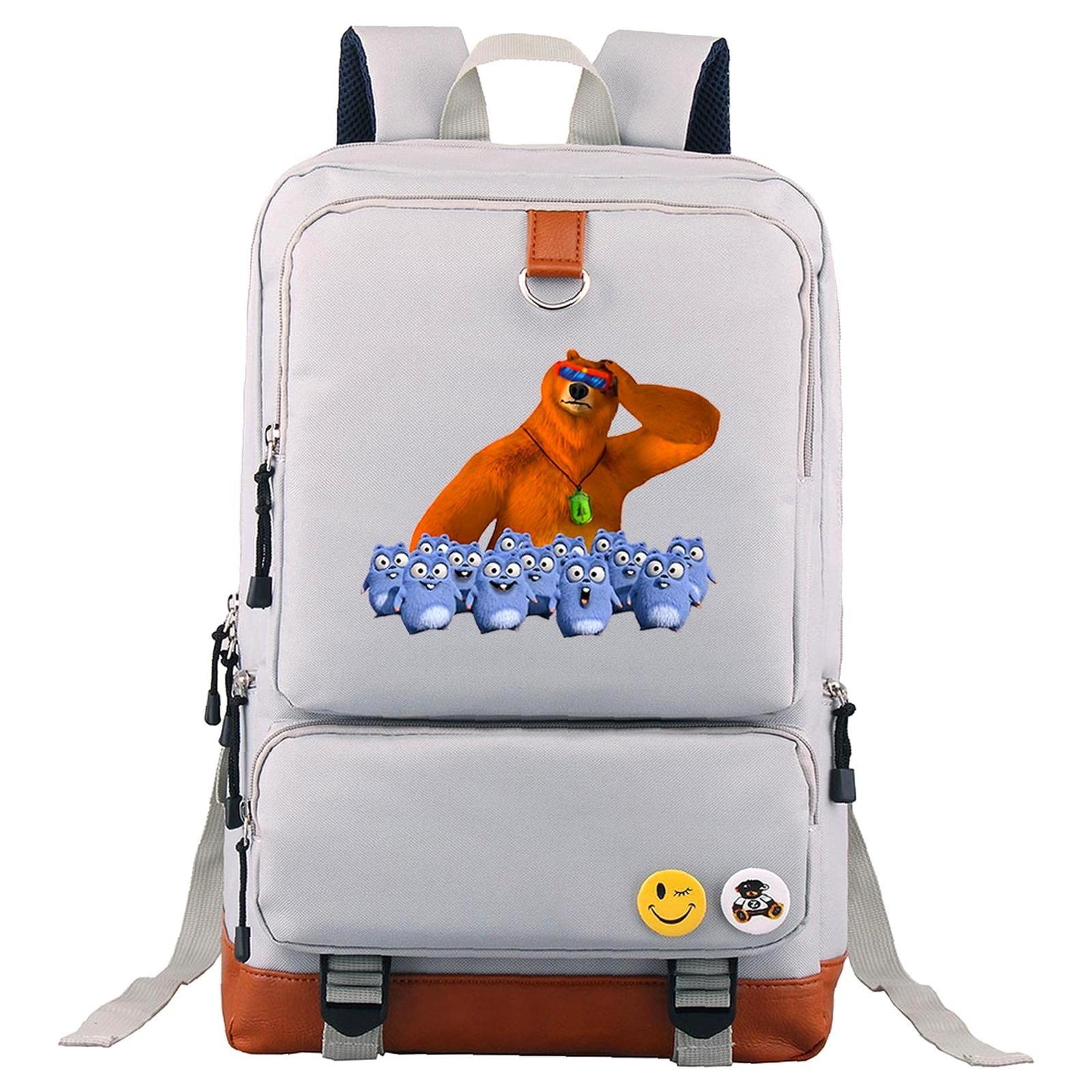Weekyun Grizzy Friends backpack - Fun Design, Large Capacity, Perfect ...