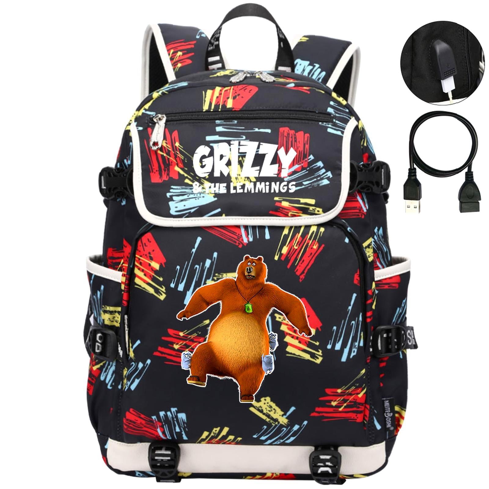 Weekyun Grizzy Lemmings Fun Backpack for your little one - 15" Laptop ...