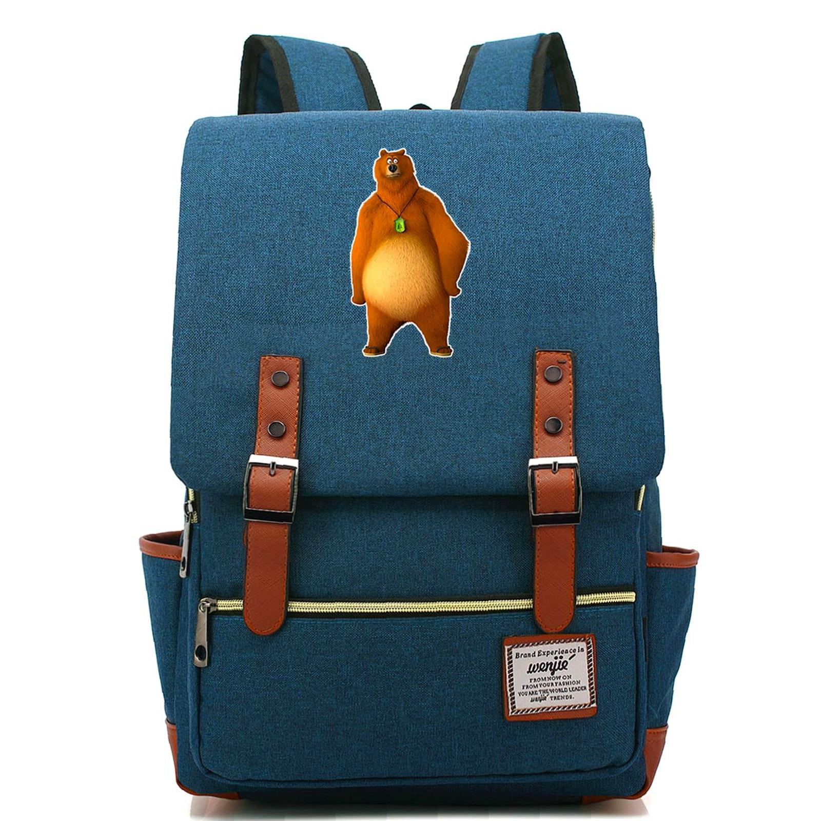 Weekyun Grizzy Lemmings Square backpack - Fun Design Suitable for Ages ...