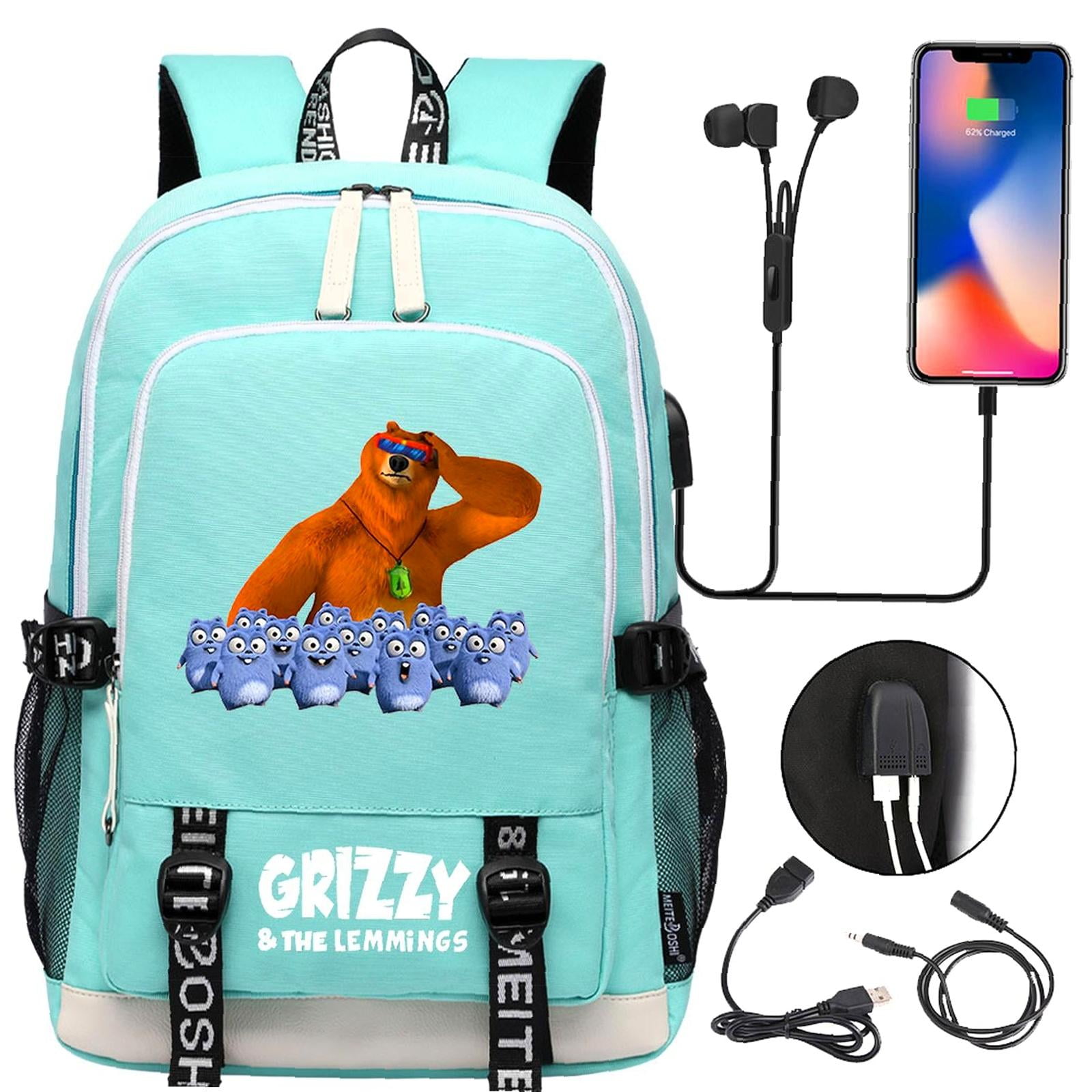 Weekyun Grizzy The Lemmings Fun Backpack for your little one - Cute ...