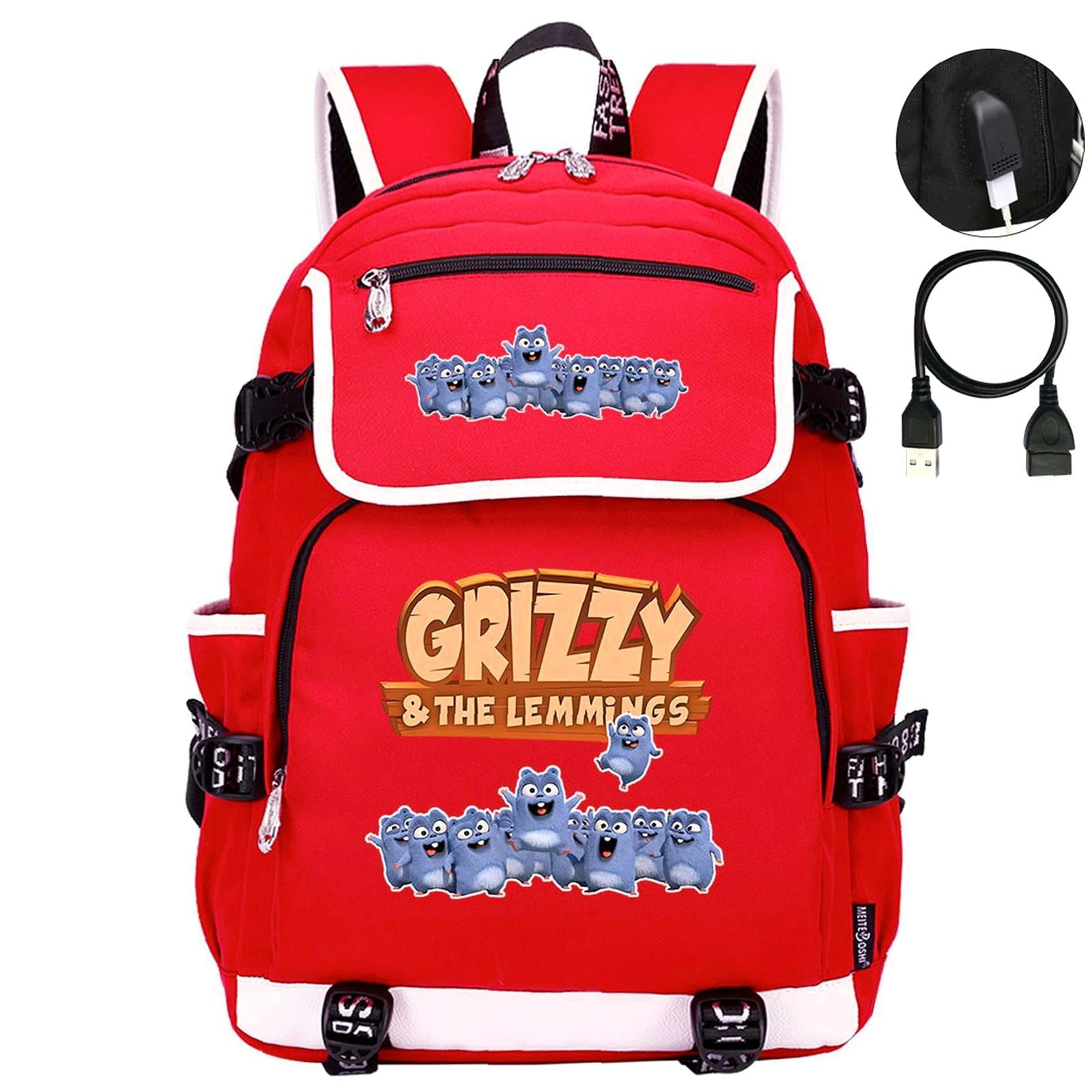 Weekyun Grizzy The Lemmings backpack - 15" Laptop Compatible, USB ...