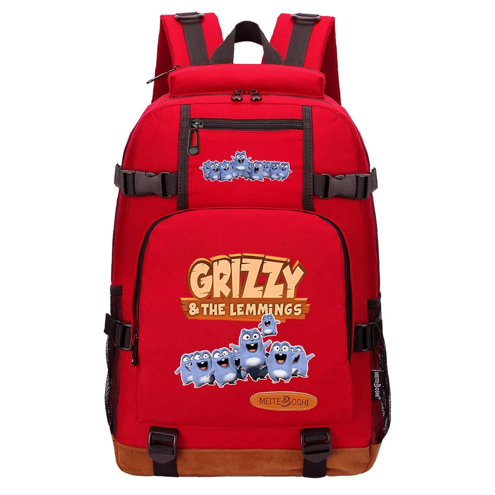 Weekyun Grizzy and Lemmings Fun Backpack for your little one - Square ...