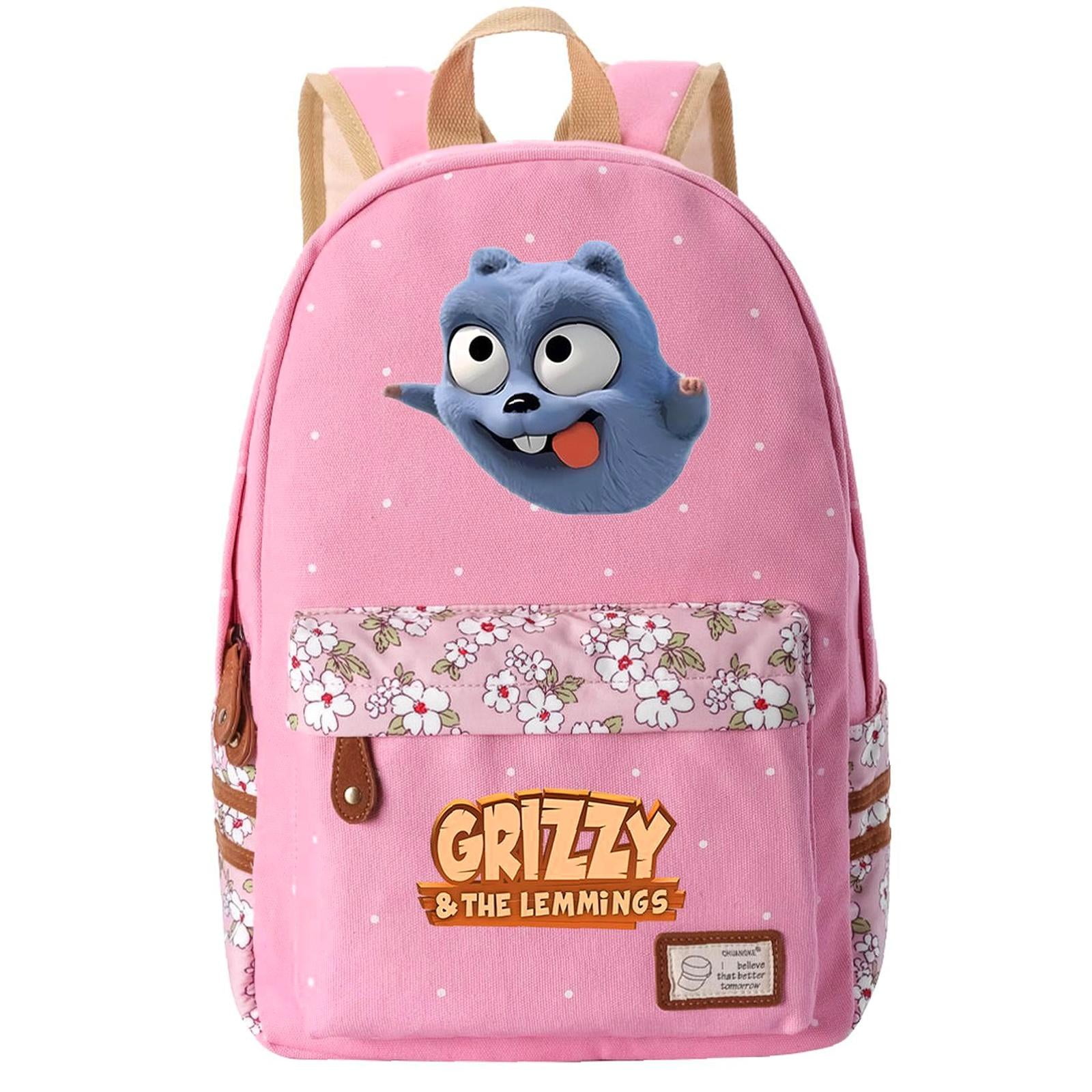 Weekyun Grizzy and the Lemmings Fun Backpack - Cute Cartoon Design for ...