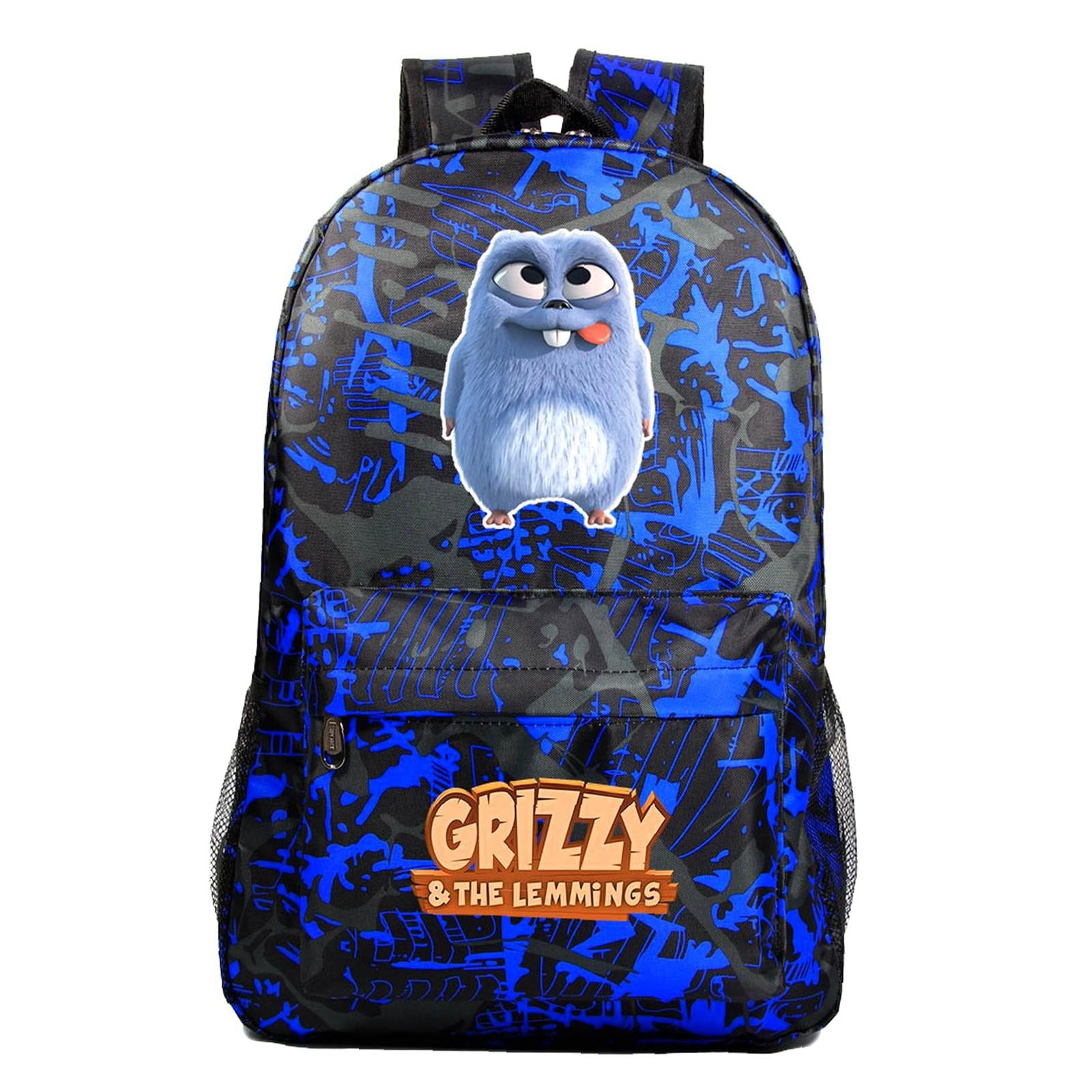 Weekyun Grizzy and the Lemmings Juvenile cartoon backpack - Waterproof ...