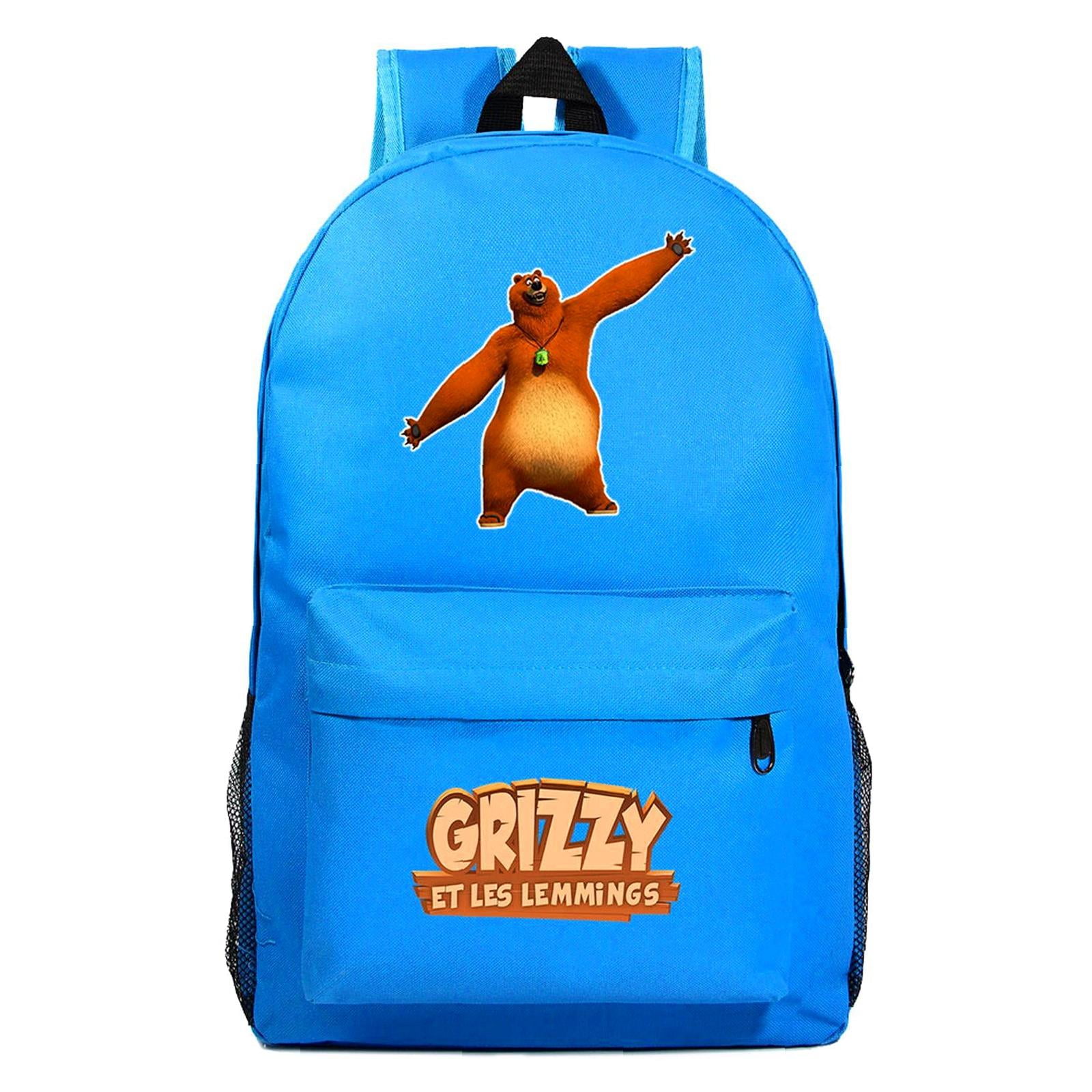 Weekyun Grizzy and the Lemmings fans backpack - Waterproof, 15" Laptop ...