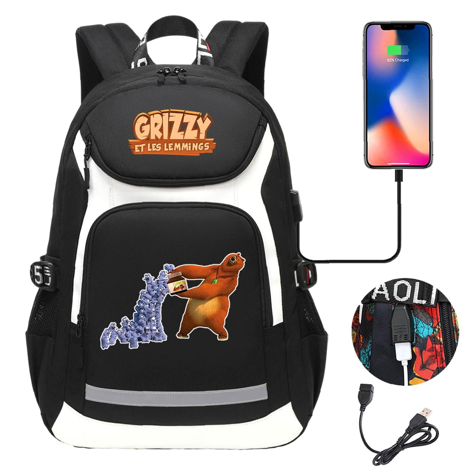 Weekyun Grizzy the Lemmings Fun Backpack for your little one, Cute ...