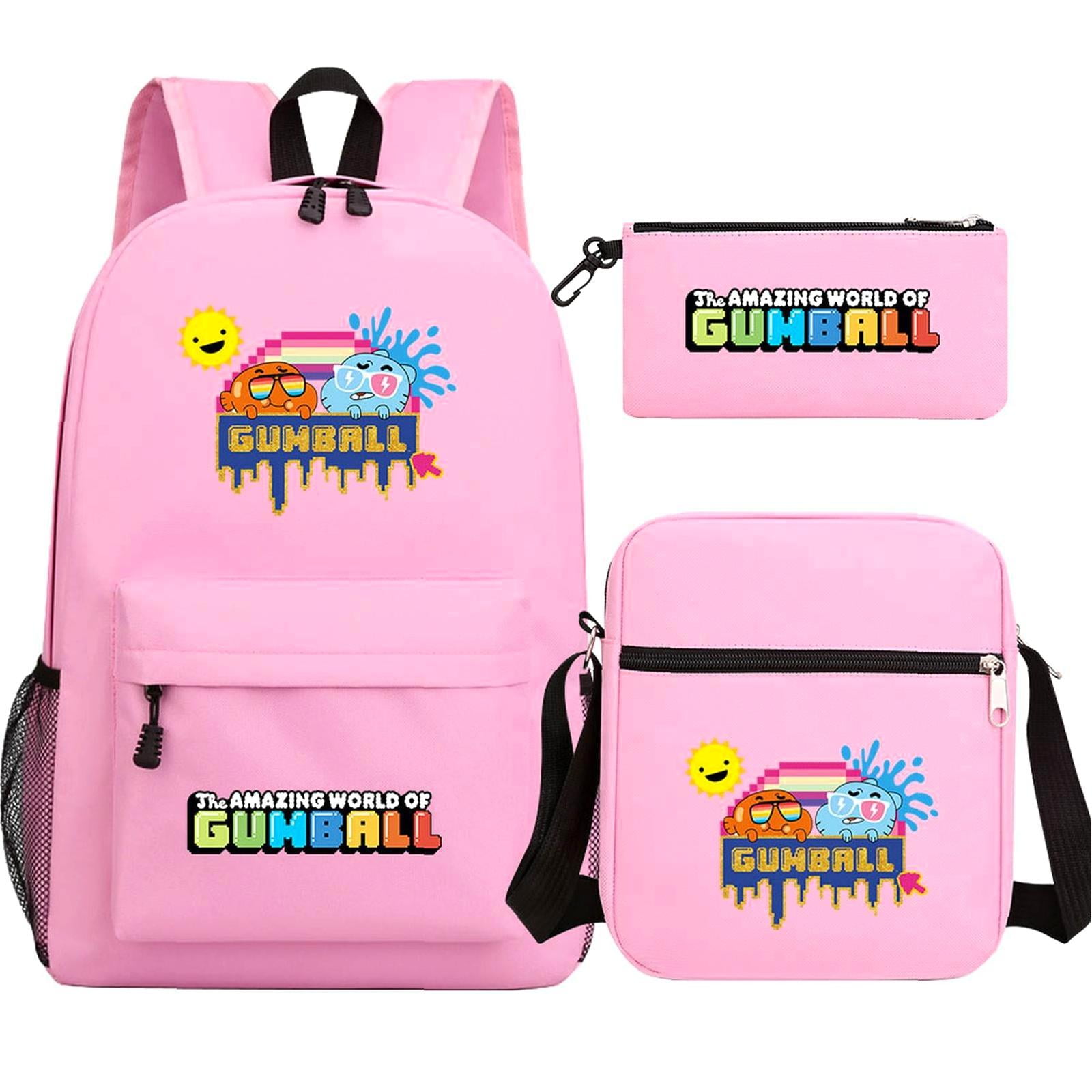 Weekyun Gumball Adventure 3-Piece Backpack Set for your little one ...
