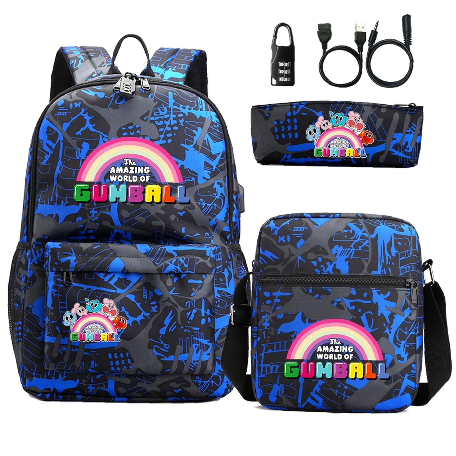 Weekyun Gumball Adventure Backpack Set for your little one - Fun Bag ...