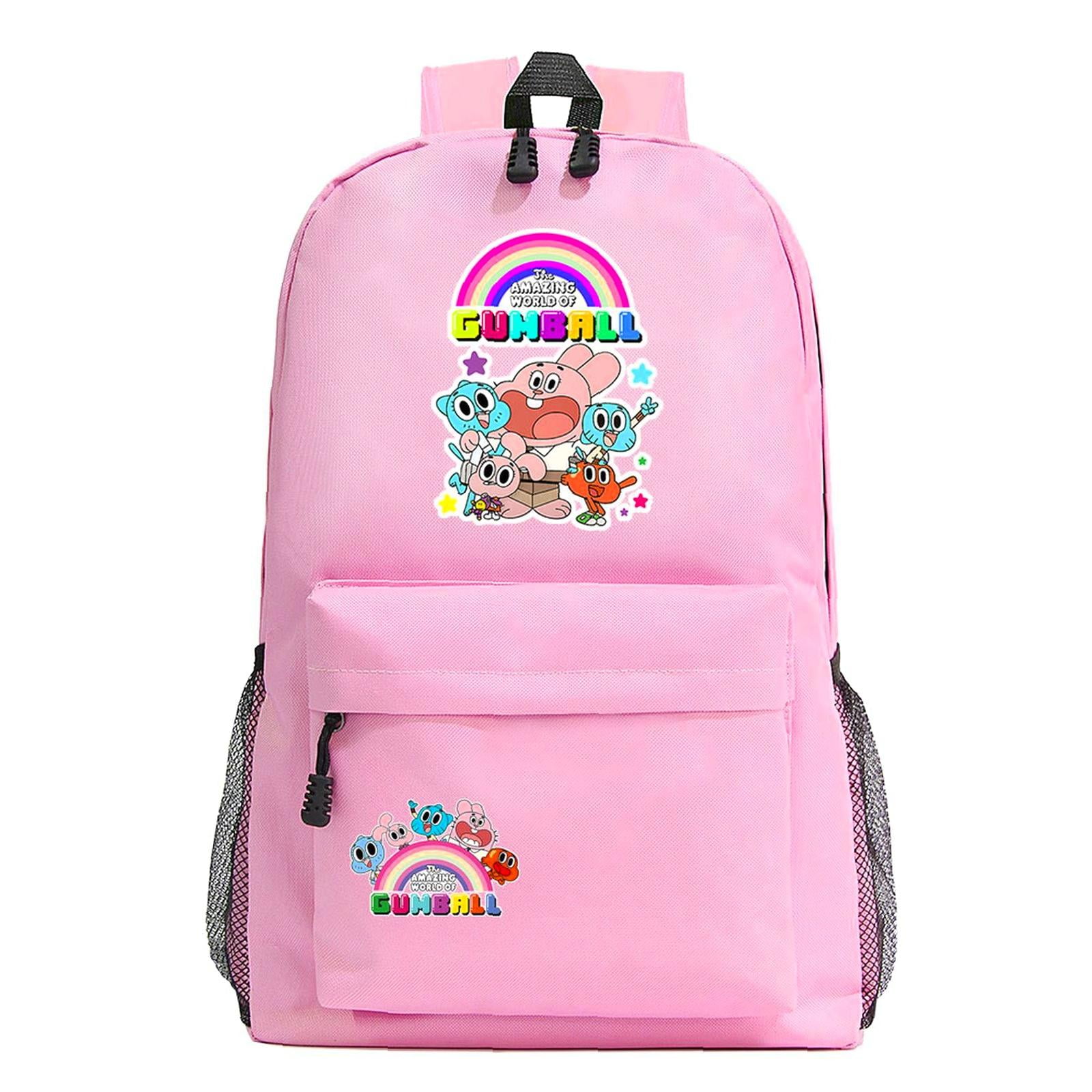 Weekyun Gumball Adventure Backpack - Waterproof, 15" Laptop Compatible, Double Mesh Pockets for ...