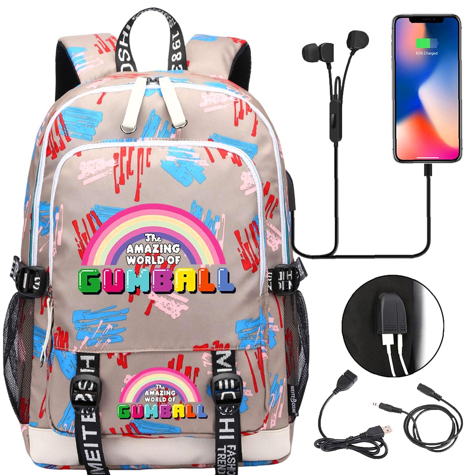 Weekyun Gumball Adventure Backpack for your little one - Fun Multi ...