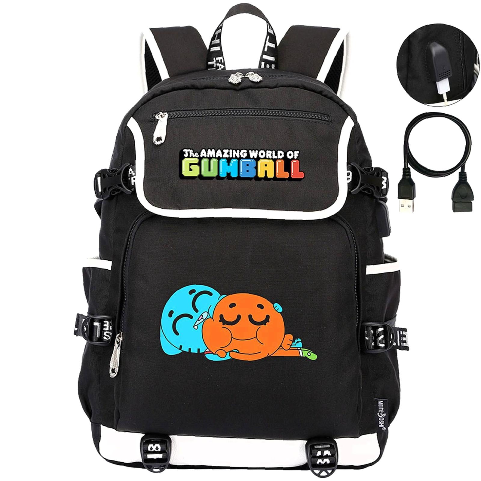 Weekyun Gumball Adventure backpack - Clamshell Design, USB Charging, 15 ...