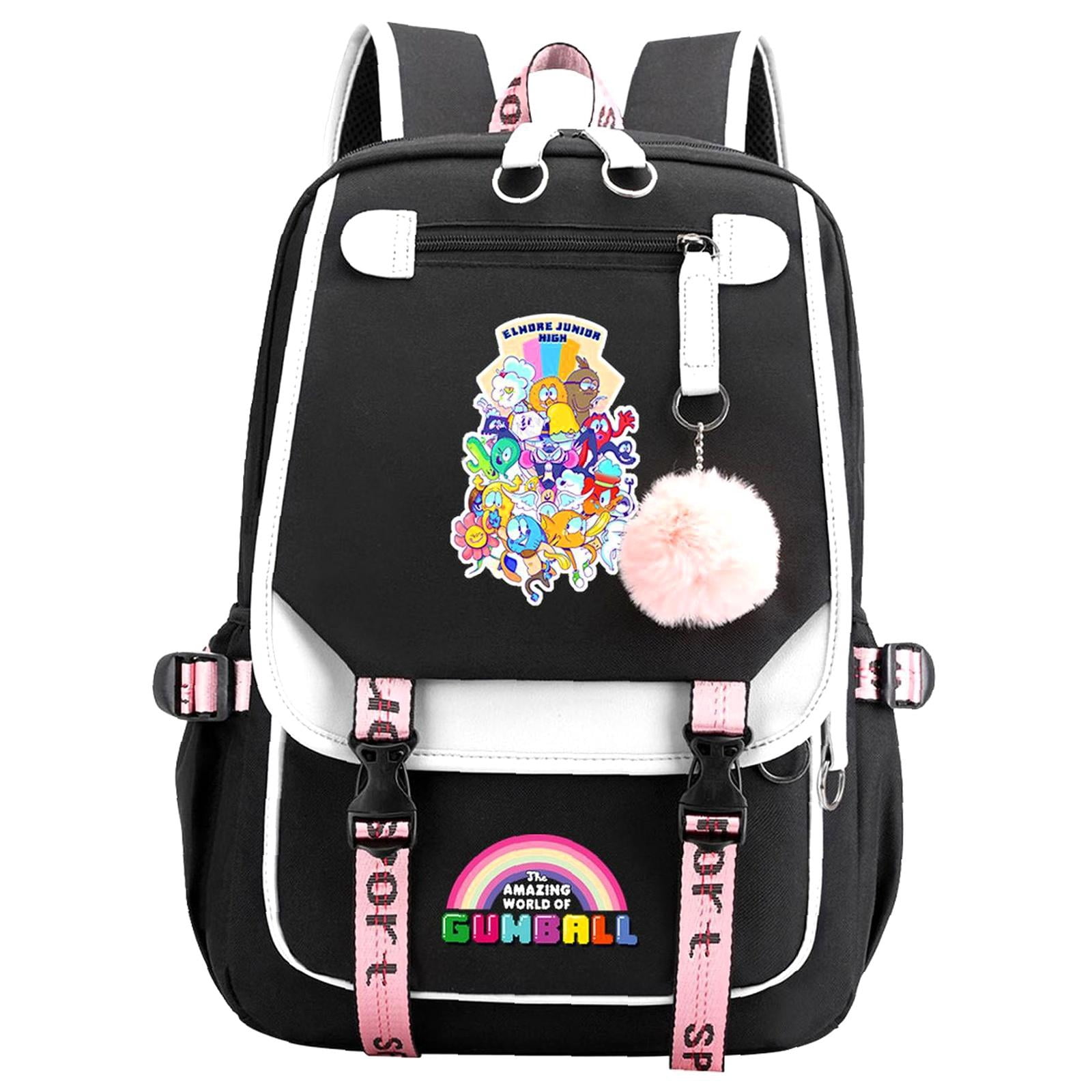 Weekyun Gumball Adventure backpack - Cute Clamshell Design, 15" Laptop ...