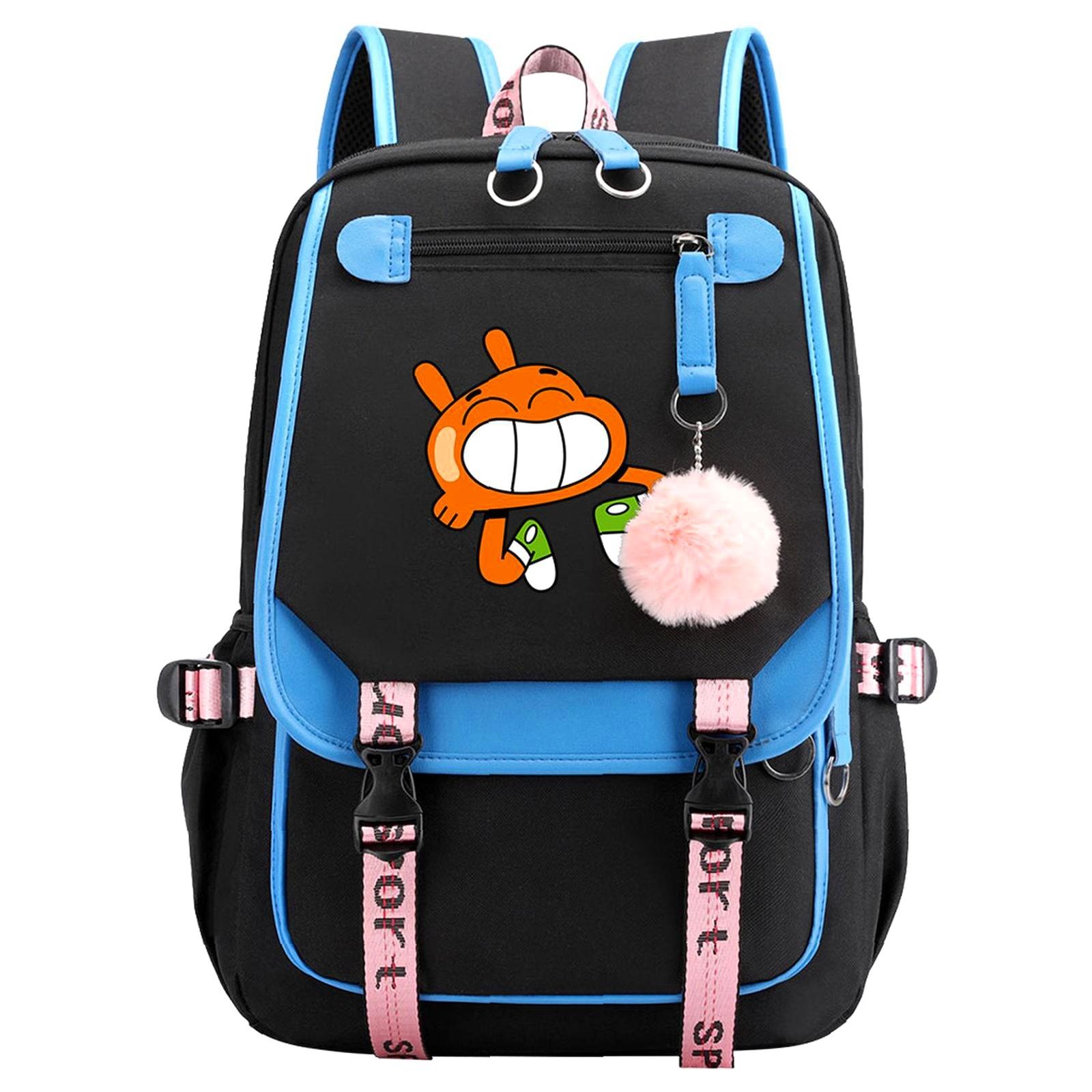 Weekyun Gumball Adventure backpack - Cute Clamshell Design, Double Side ...