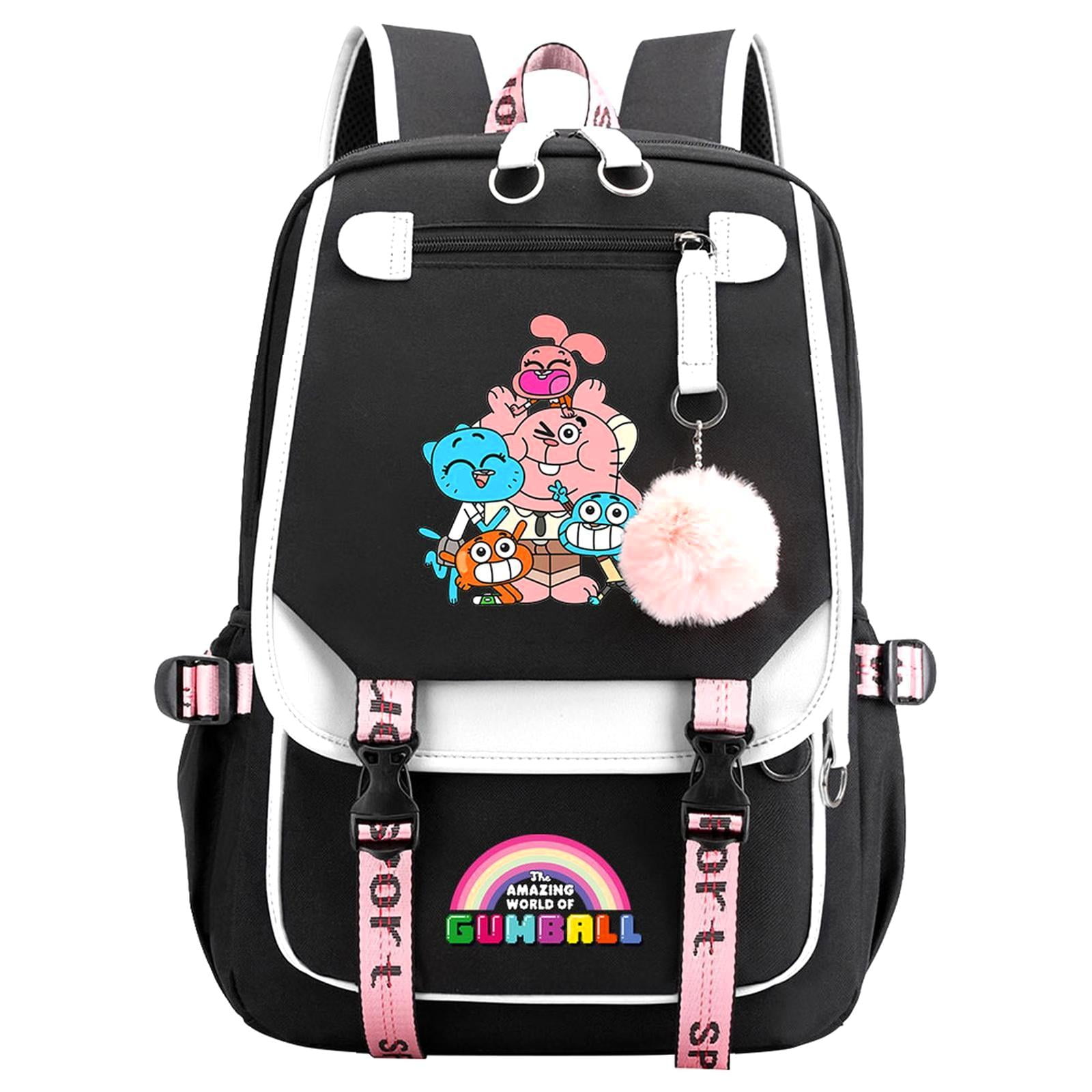 Weekyun Gumball Adventure backpack - Cute Clamshell Design, Side ...