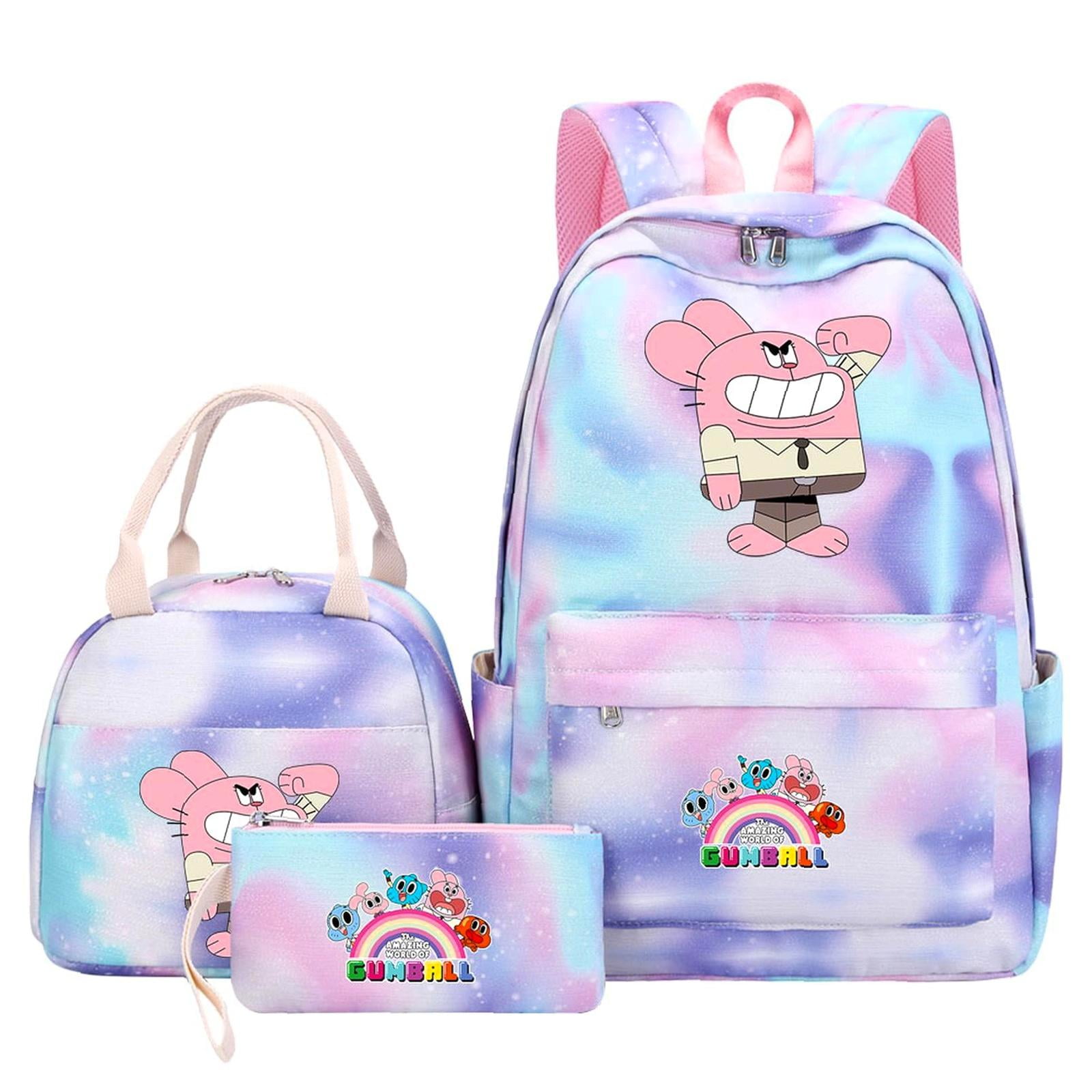 Weekyun Gumball Adventure backpack Set - Fun Backpack for young little ...