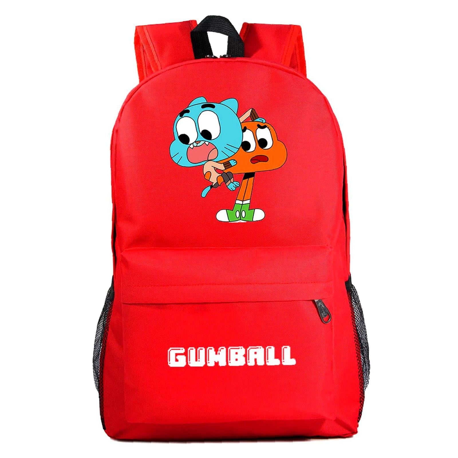 Weekyun Gumball Adventure backpack - Waterproof, 15" Laptop Compartment, Double Mesh Pockets for ...