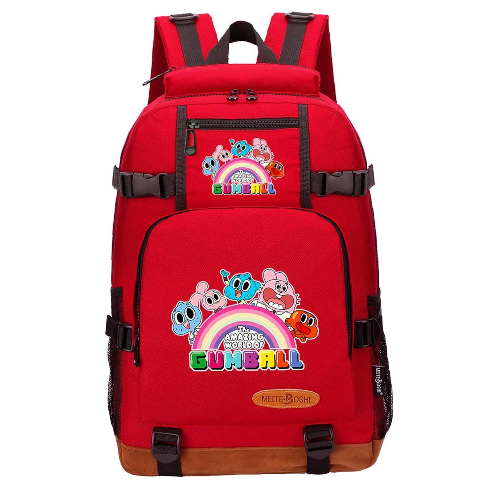 Weekyun Gumball Adventure fans backpack - Stylish Cartoon Design with ...