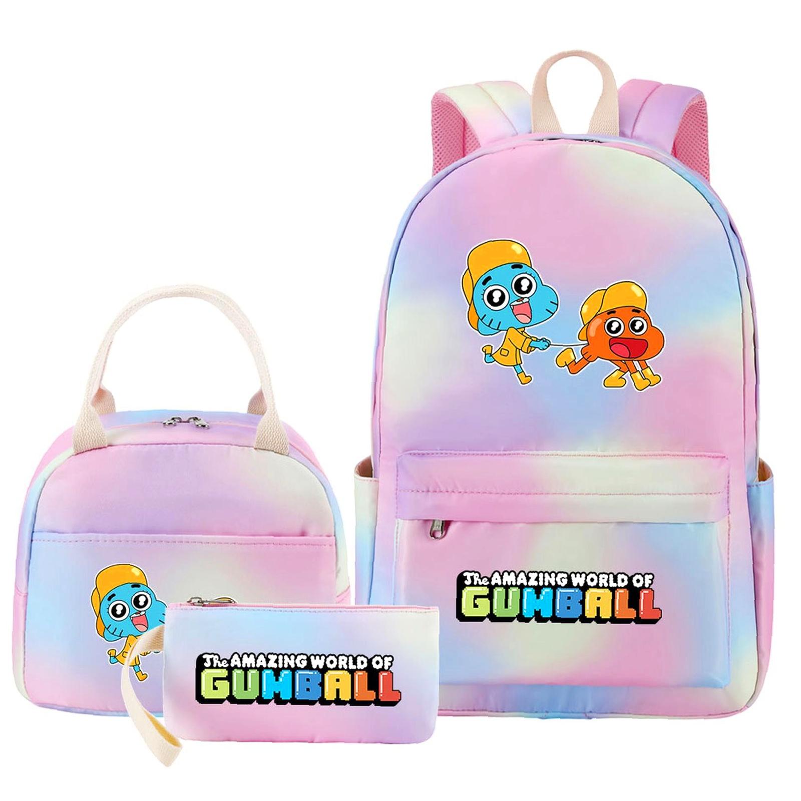 Weekyun Gumball-Inspired backpack Set Suitable for Ages 6-15+ - Fun ...