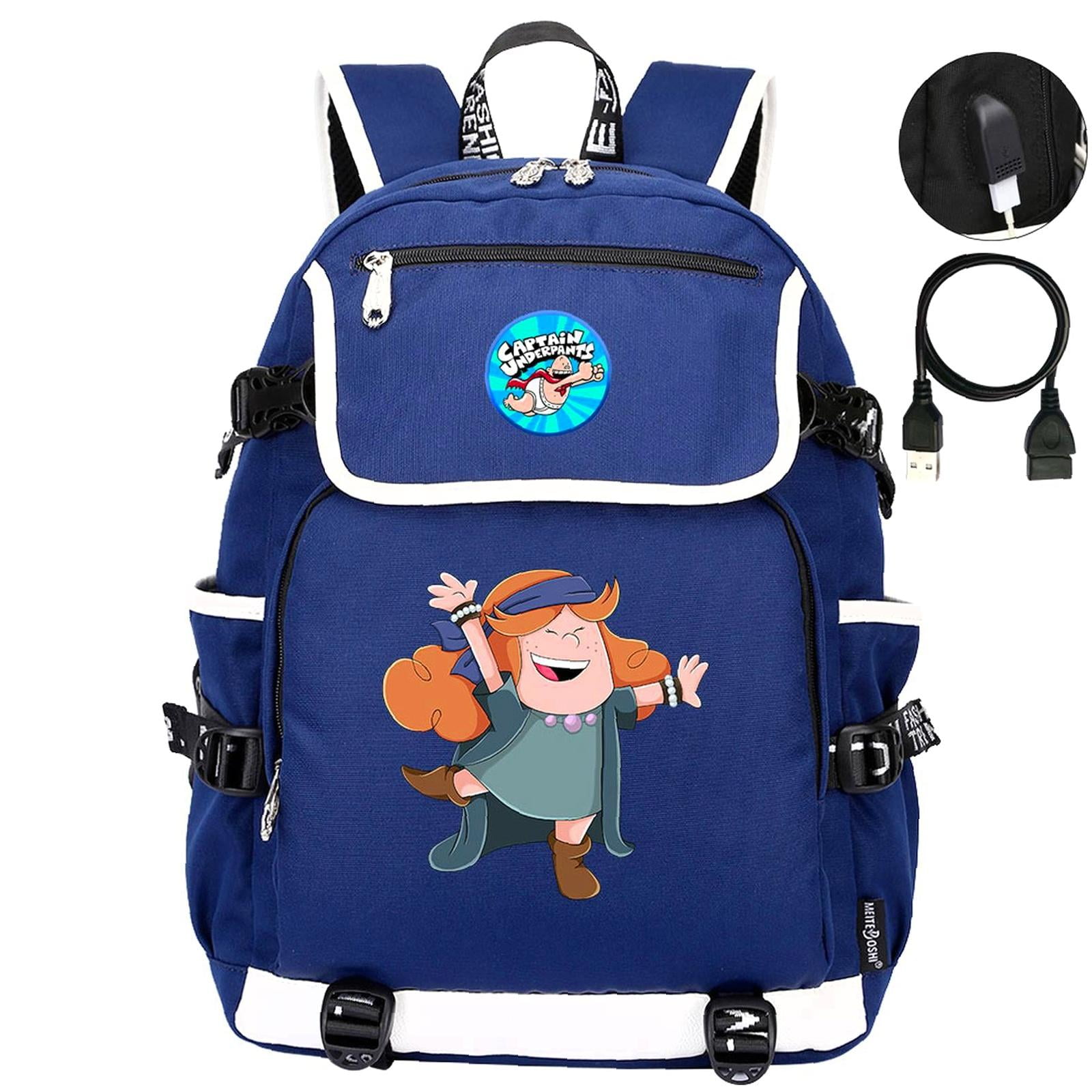 Weekyun Juvenile Clamshell Bag with USB Port, Double Side Pockets, Fits ...