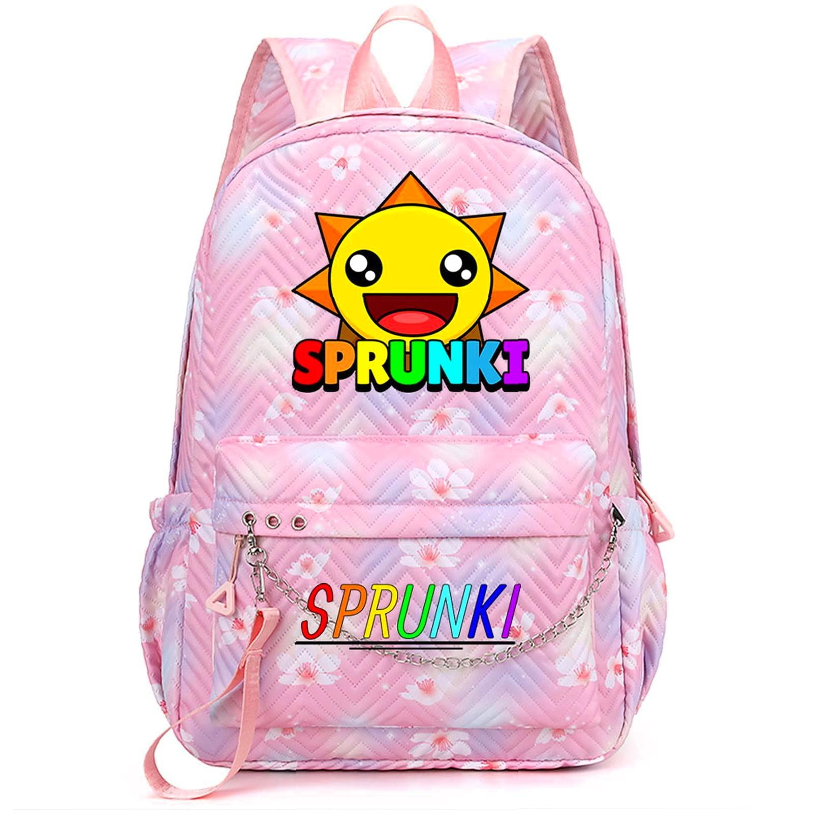 Weekyun Sprunki Cute Cartoon Backpack with USB Charging, Double Side ...