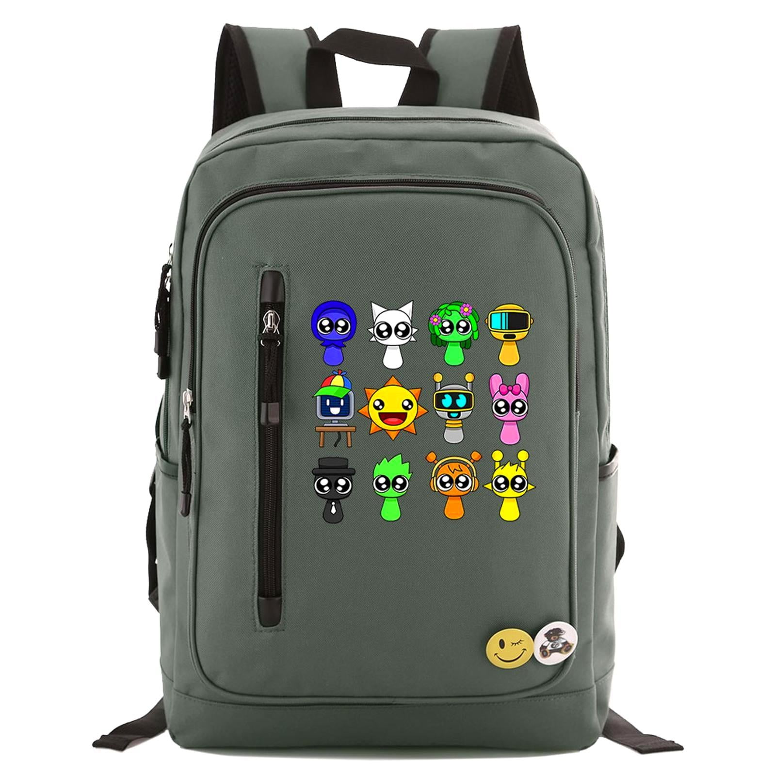 Weekyun Sprunki Cute Cartoons Backpack, Spacious Design for your little ...