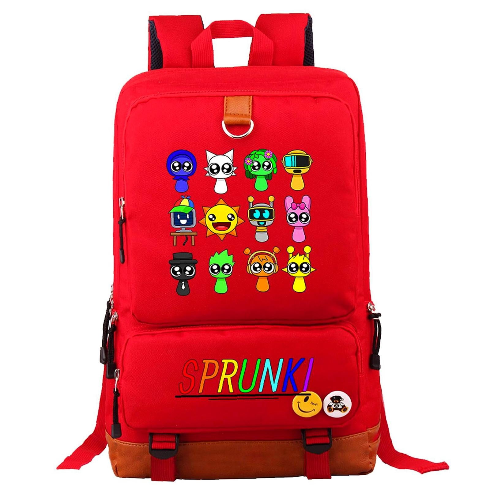 Weekyun Sprunki Young Cartoon Backpack - Fun Design for Young Explorers ...