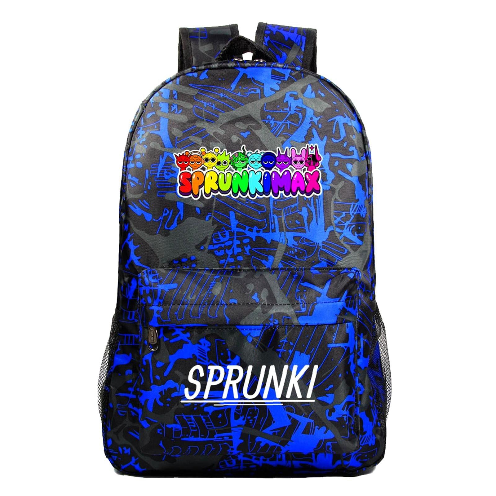 Weekyun Sprunki Young Cartoon Backpack with Double Mesh Pockets ...