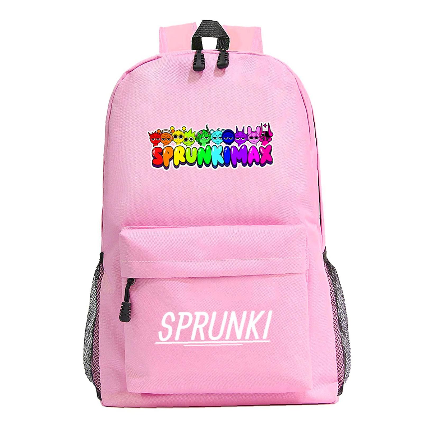 Weekyun Sprunki Young Cartoon Backpack with Double Mesh Pockets ...