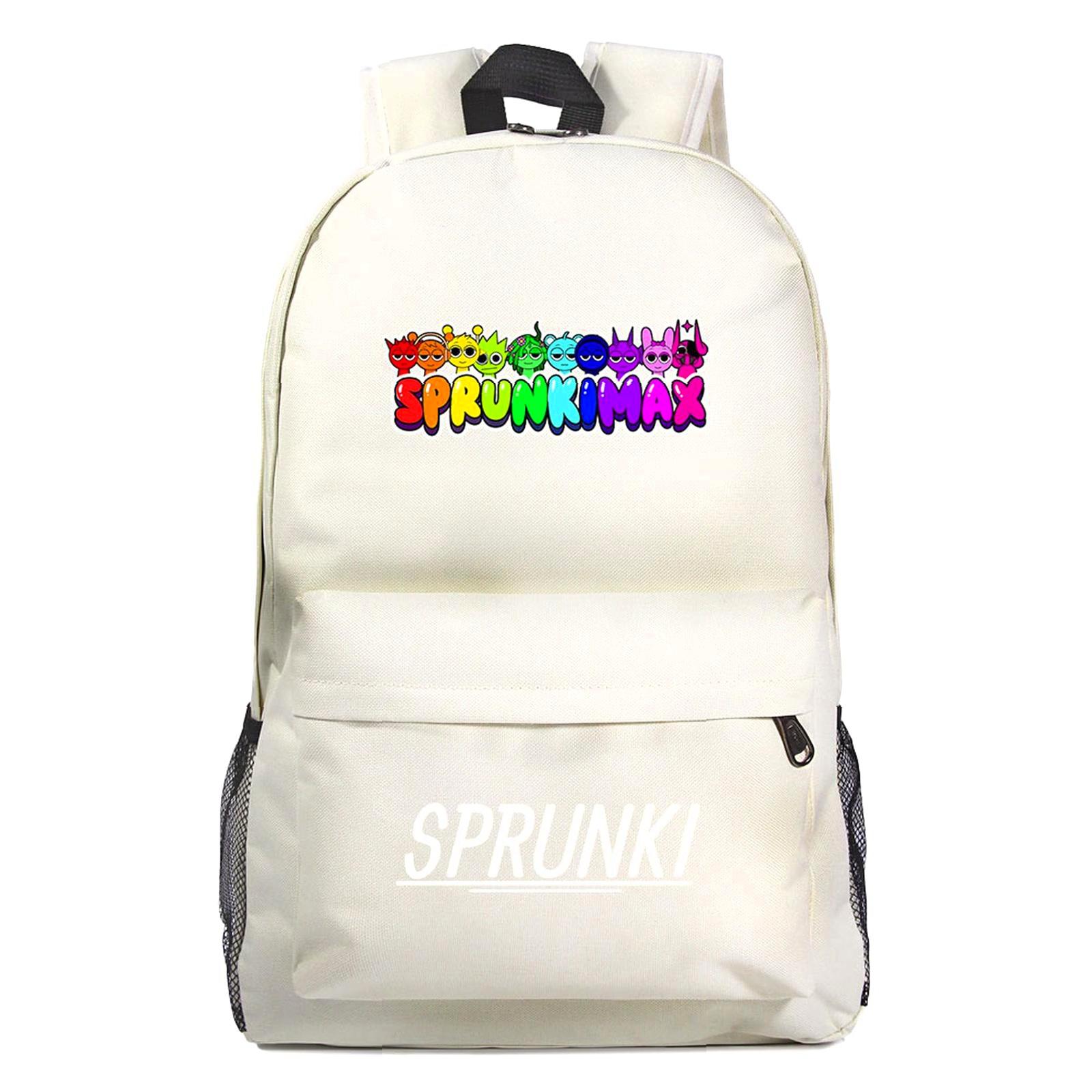Weekyun Sprunki Young Cartoon Backpack with Double Mesh Pockets ...