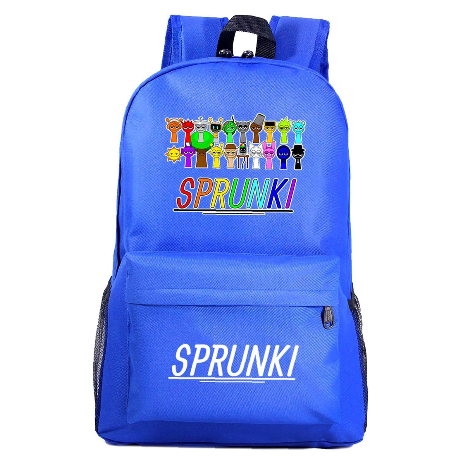 Weekyun Sprunki Young Cartoon Backpack with Double Mesh Pockets ...