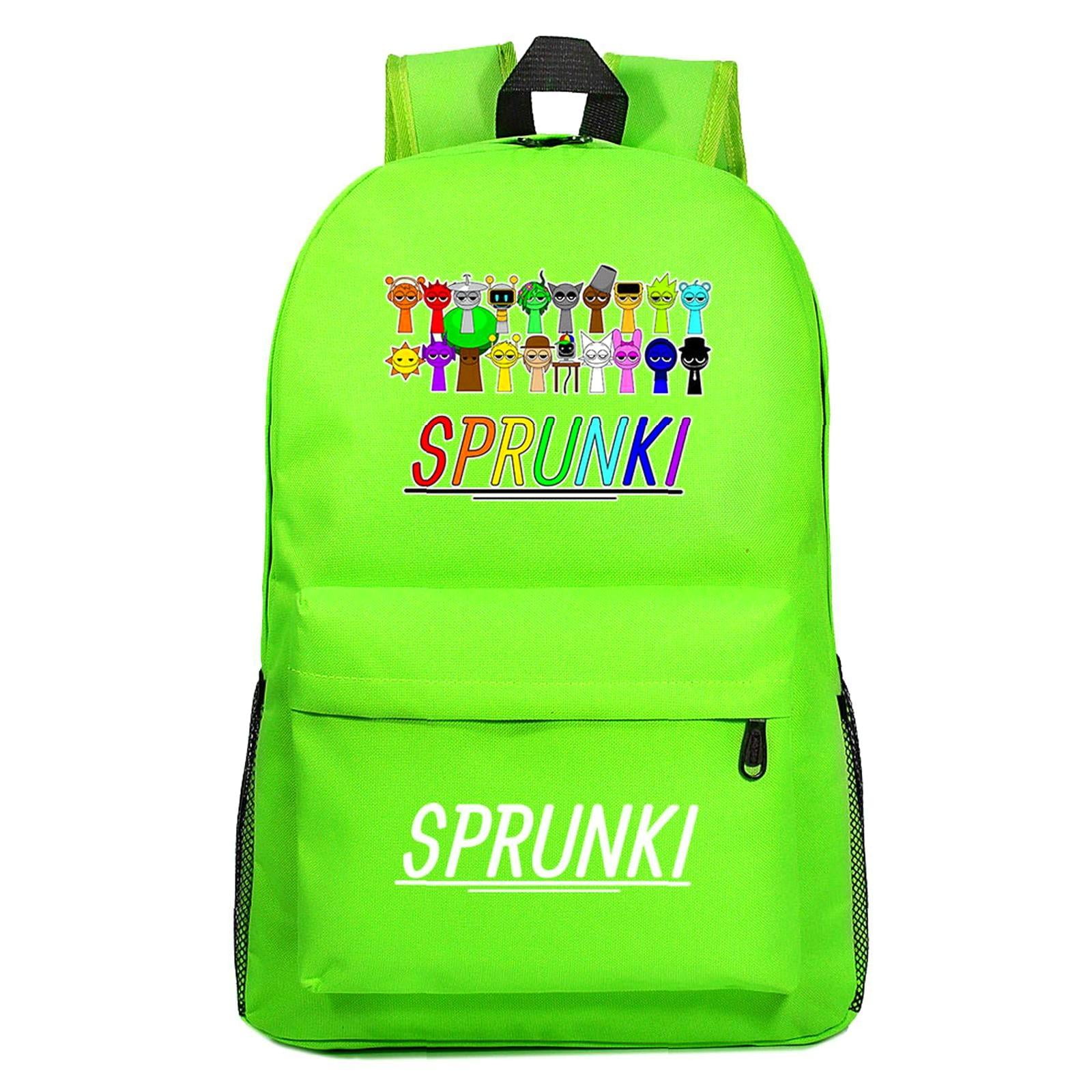 Weekyun Sprunki Young Cartoon Backpack with Double Mesh Pockets ...