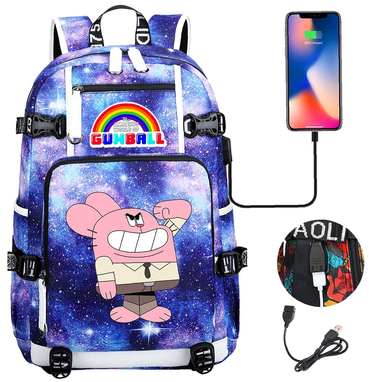 Weekyun The Amazing World of Gumball Cartoon Backpack - Fun Design ...