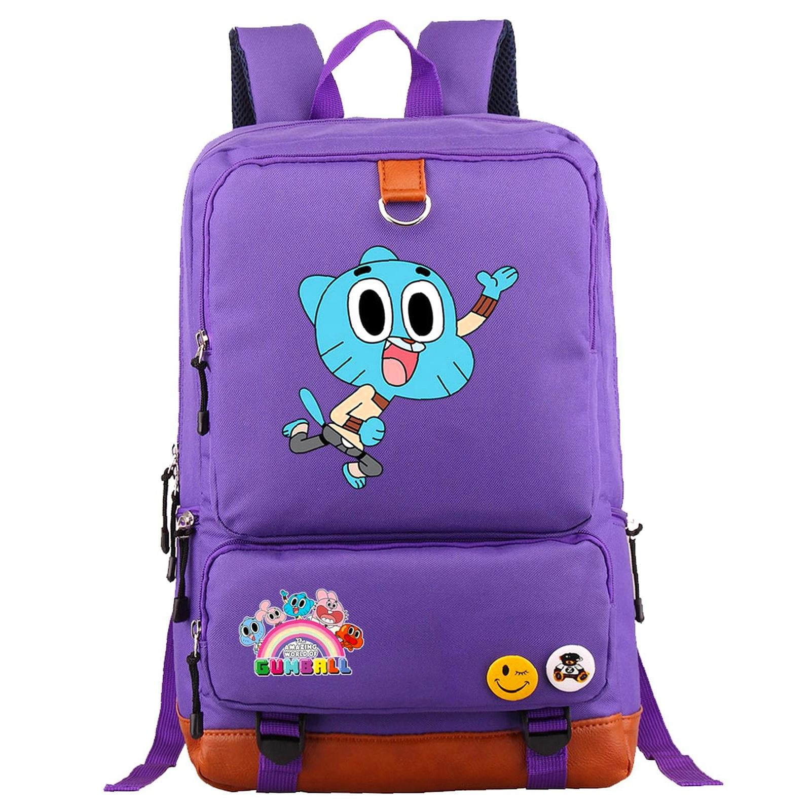 Weekyun The Amazing World of Gumball Fun Backpack - Large Capacity Cool ...
