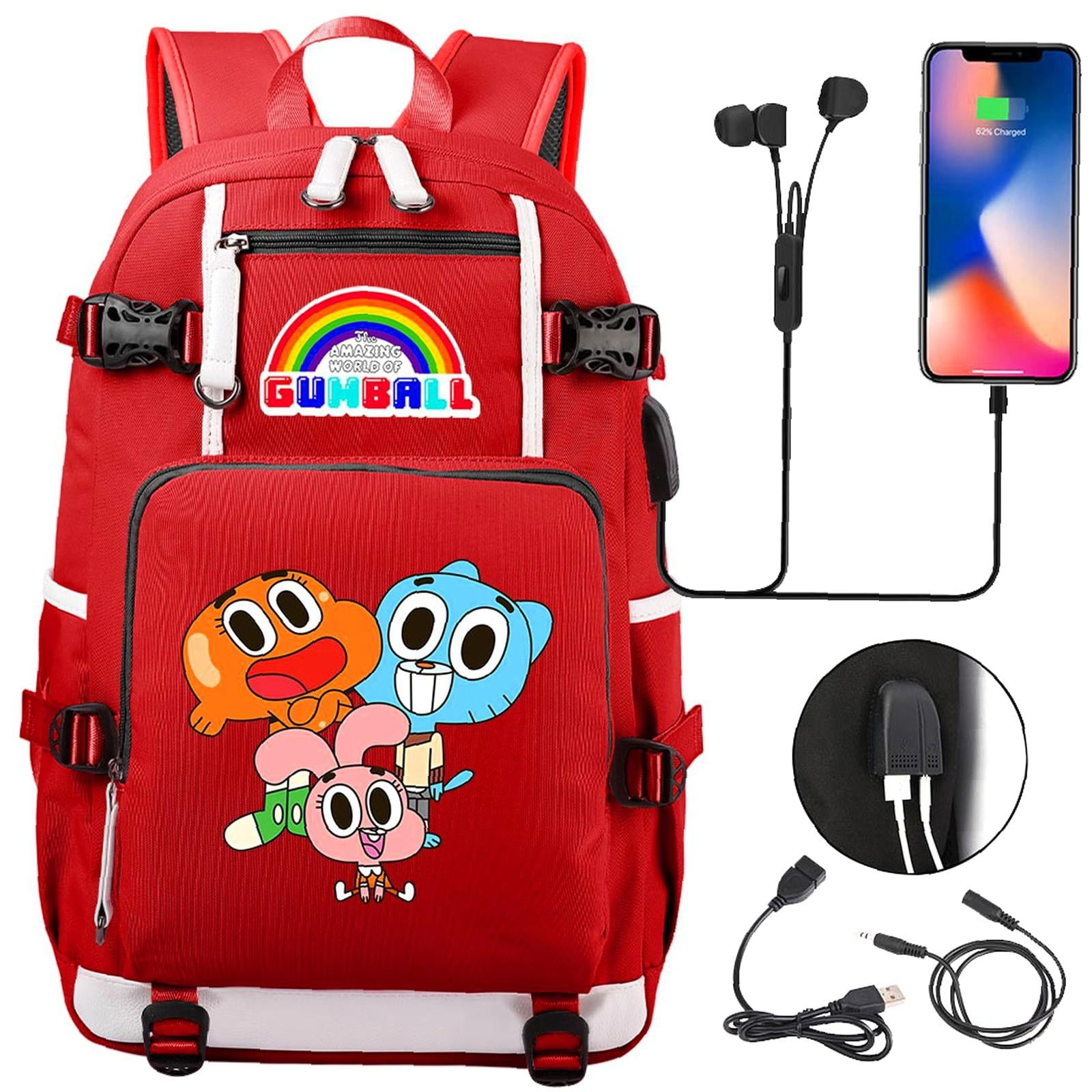 Weekyun The Amazing World of Gumball Fun Cartoon Backpack - Multi ...