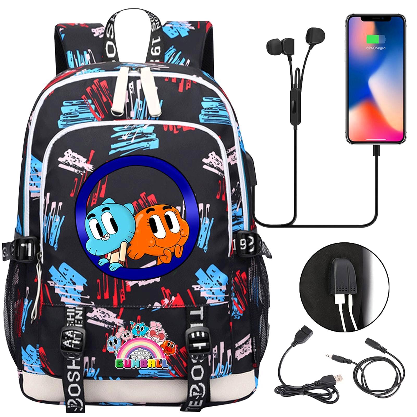 Weekyun The Amazing World of Gumball Young Cartoon Backpack - Fun ...