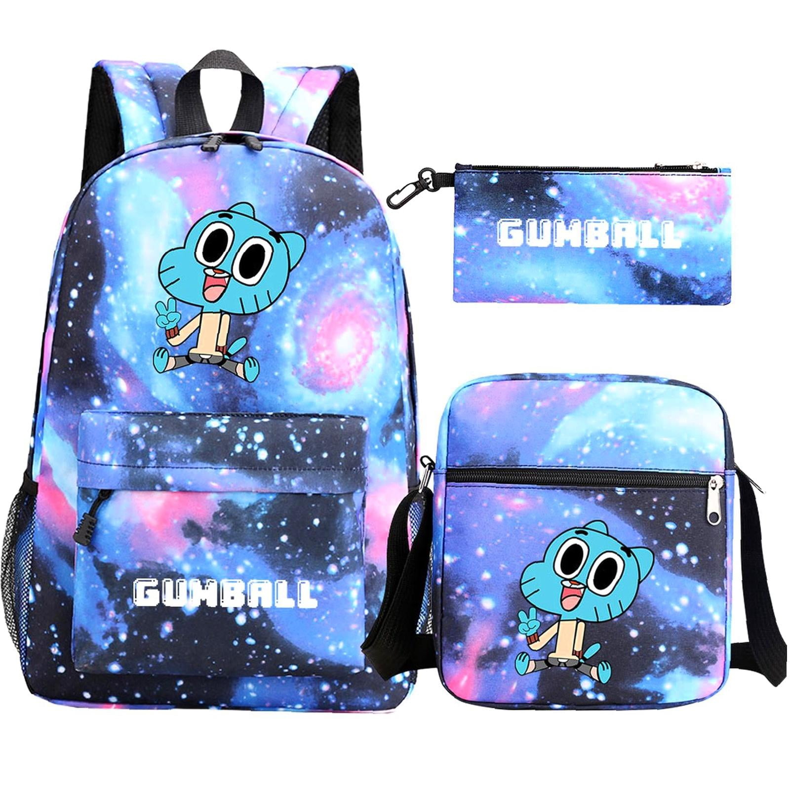Weekyun The Amazing World of Gumball Young Cartoon Backpack Set - Fun ...