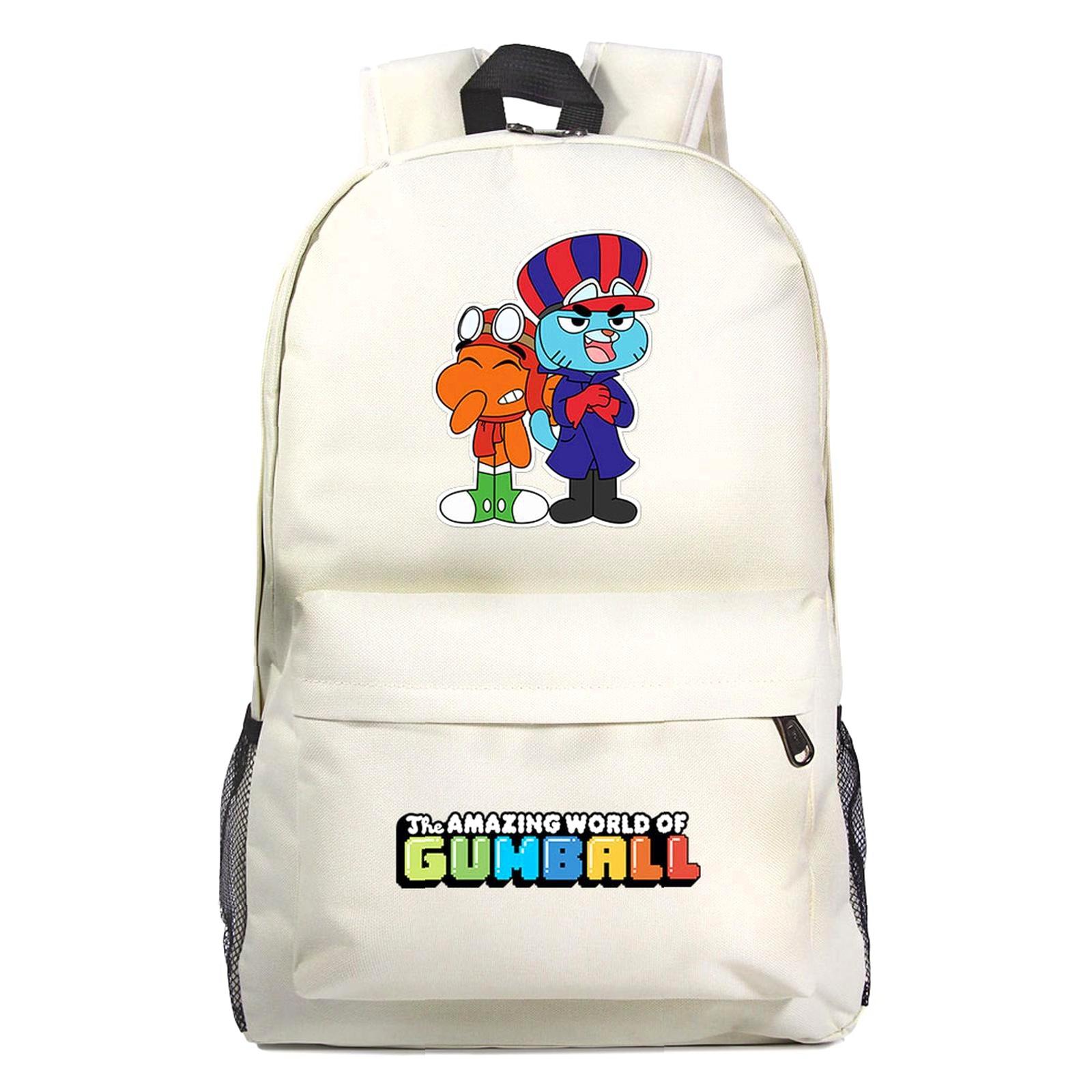 Weekyun The Amazing World of Gumball backpack - Fun Waterproof Canvas ...