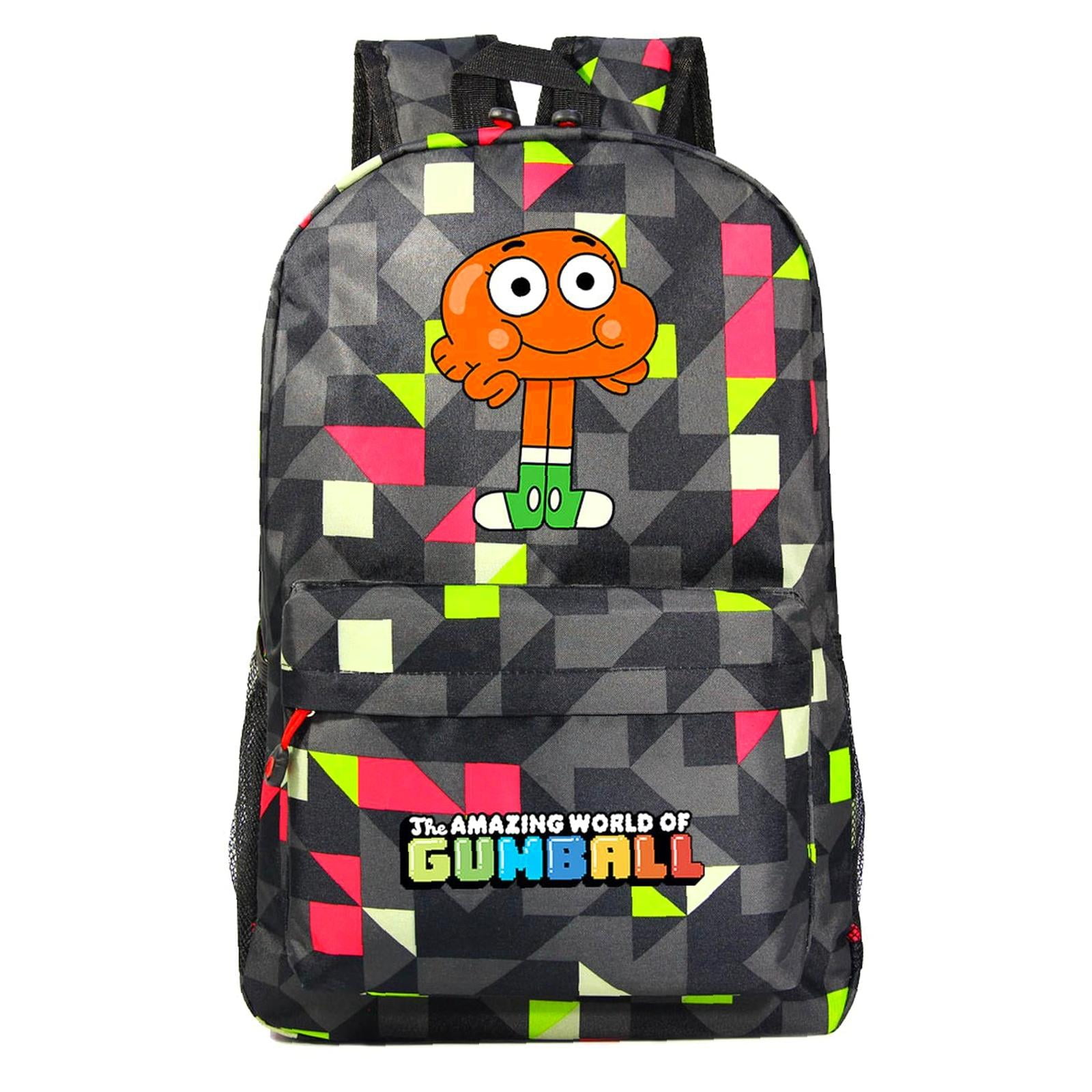 Weekyun The Amazing World of Gumball backpack with Double Mesh Pockets ...
