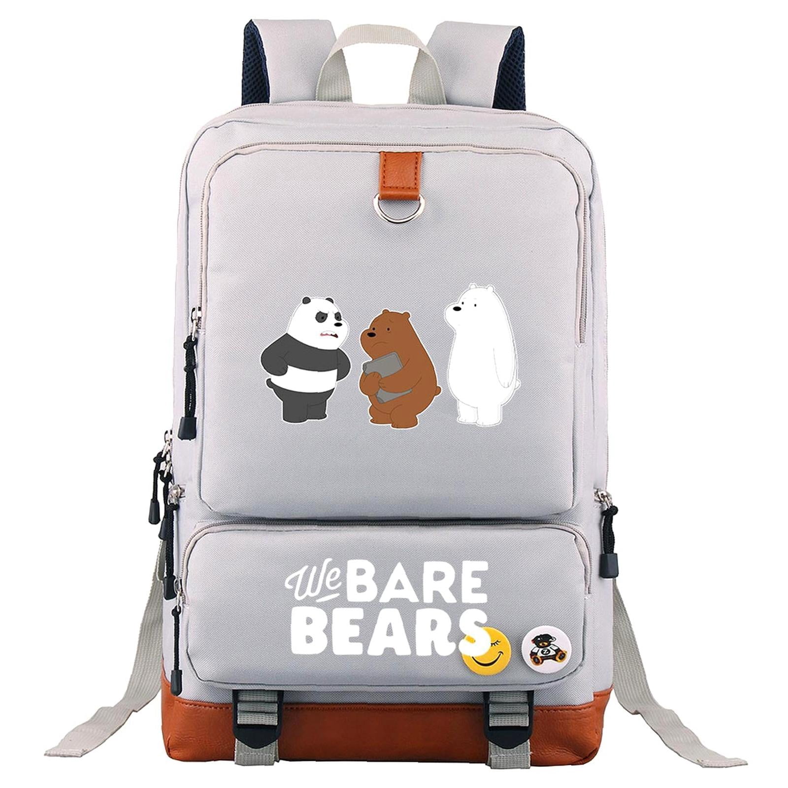 Weekyun We Bare Bears Cartoon Backpack for your little one, Large ...