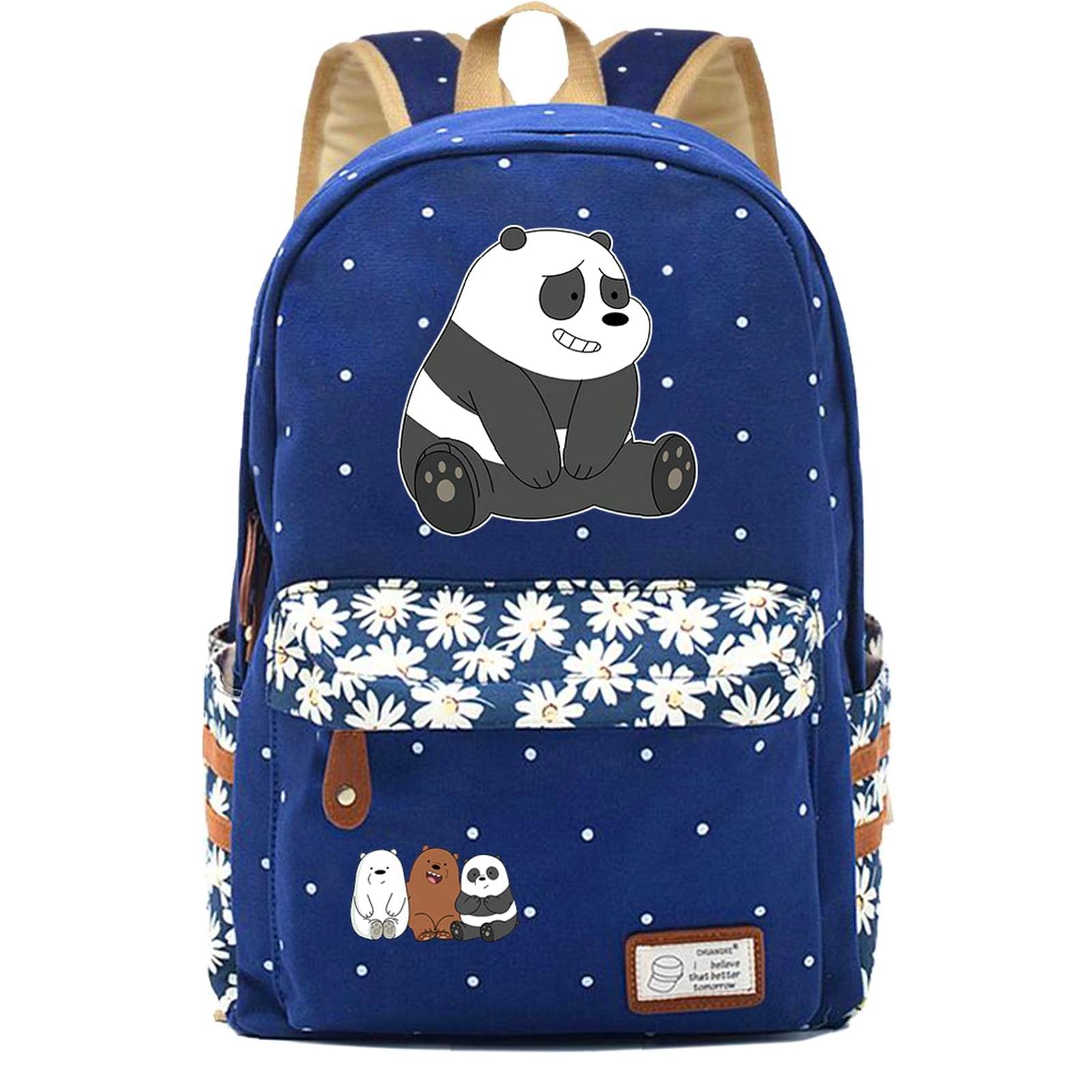 Weekyun We Bare Bears Cute Cartoon Backpack, Stylish and Spacious for ...