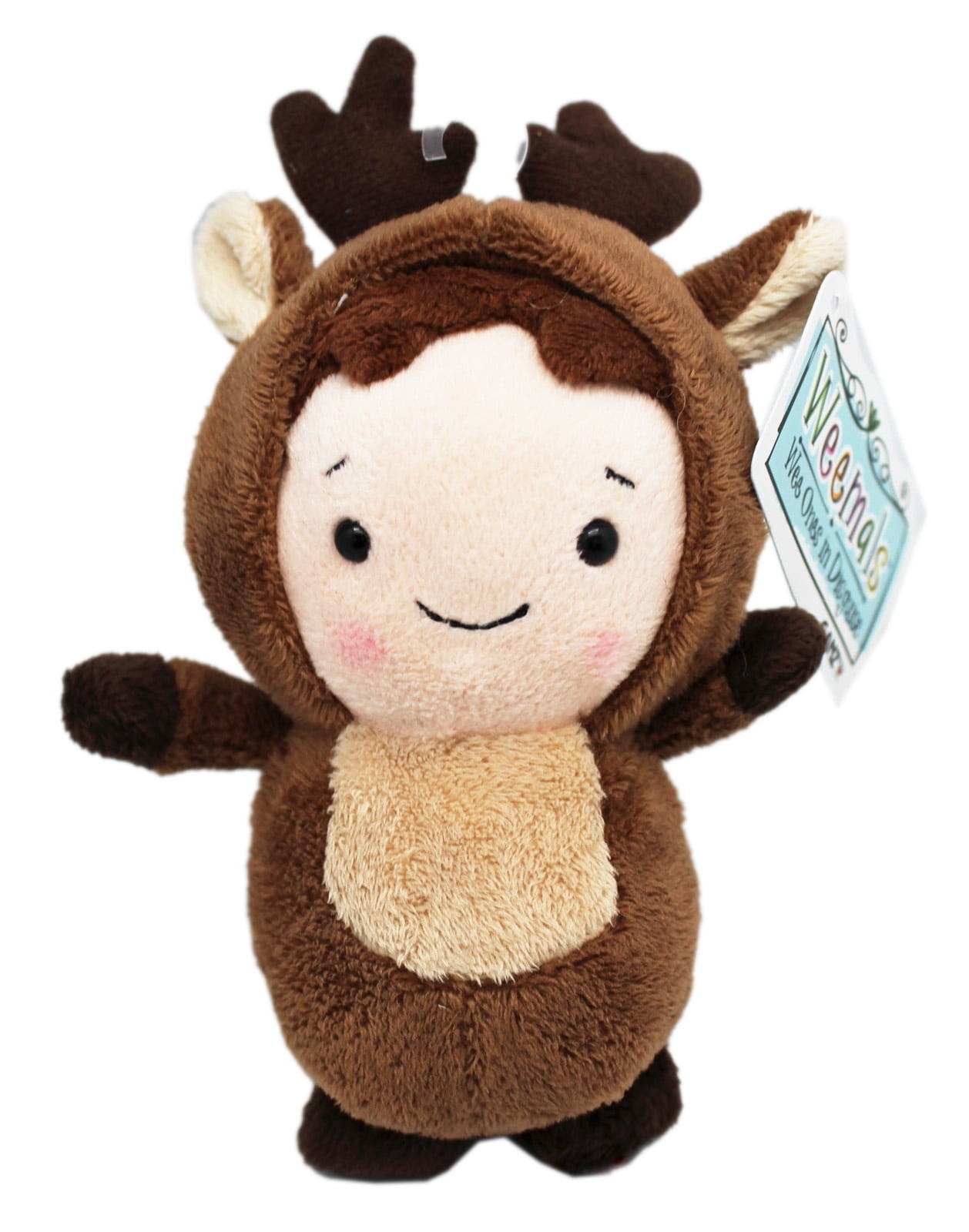Weemals Reindeer Costume Disguise Plush Toy - Reindeer Plush By Ganz ...