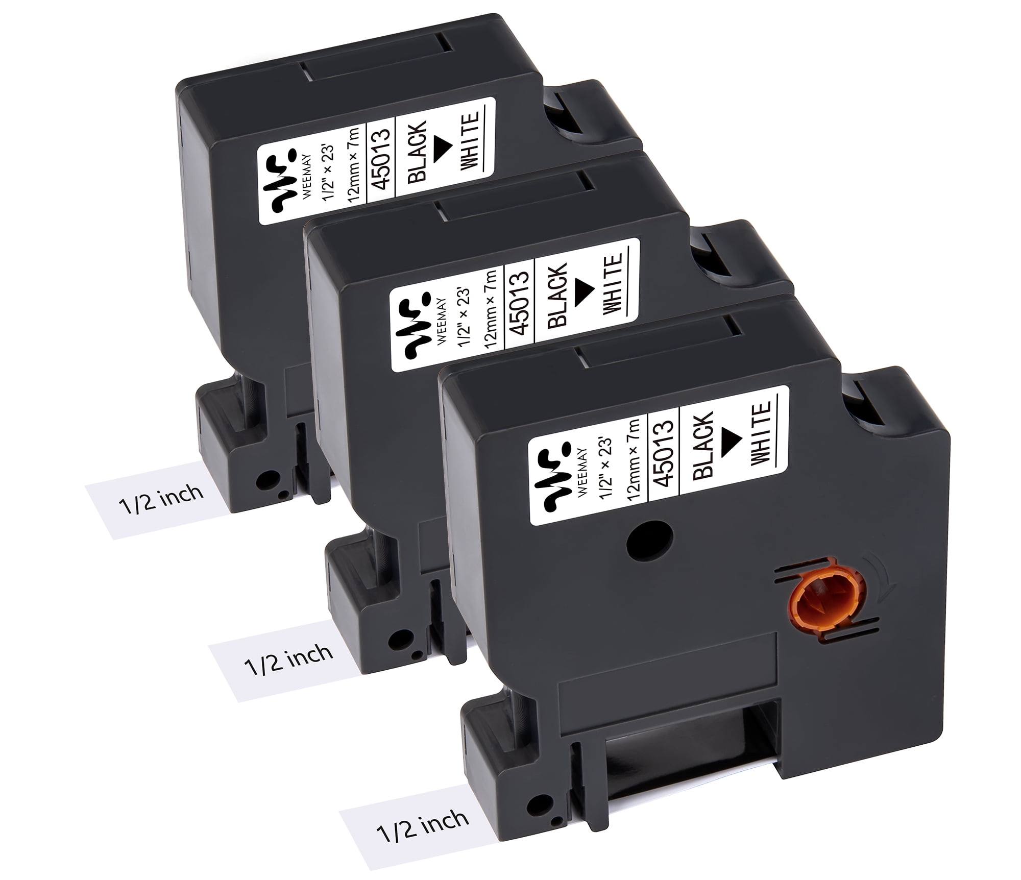 Weemay 3 Pack Compatible Dymo Label Maker Refills D1 Standard 45013 ...
